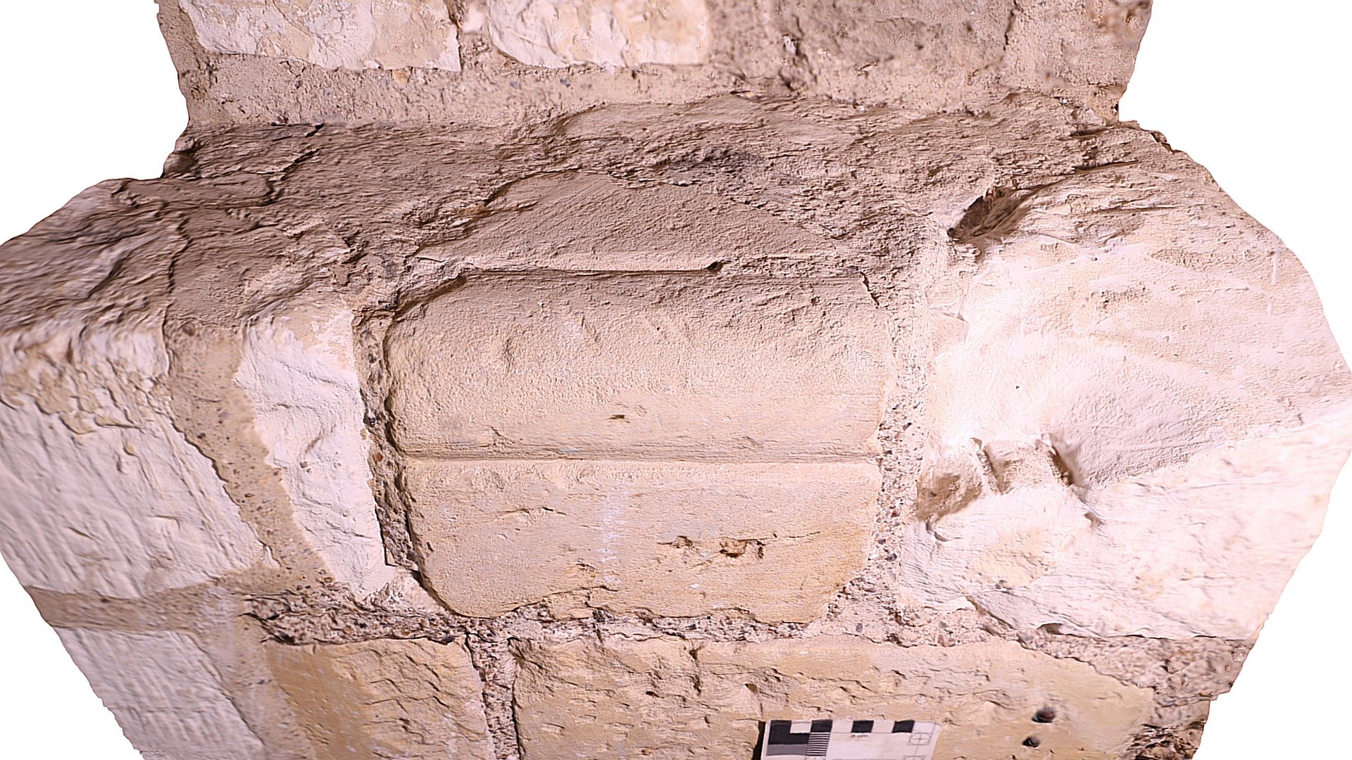 Reused recessed shaft fragment E1 - 3D model by Rochester Cathedral ...