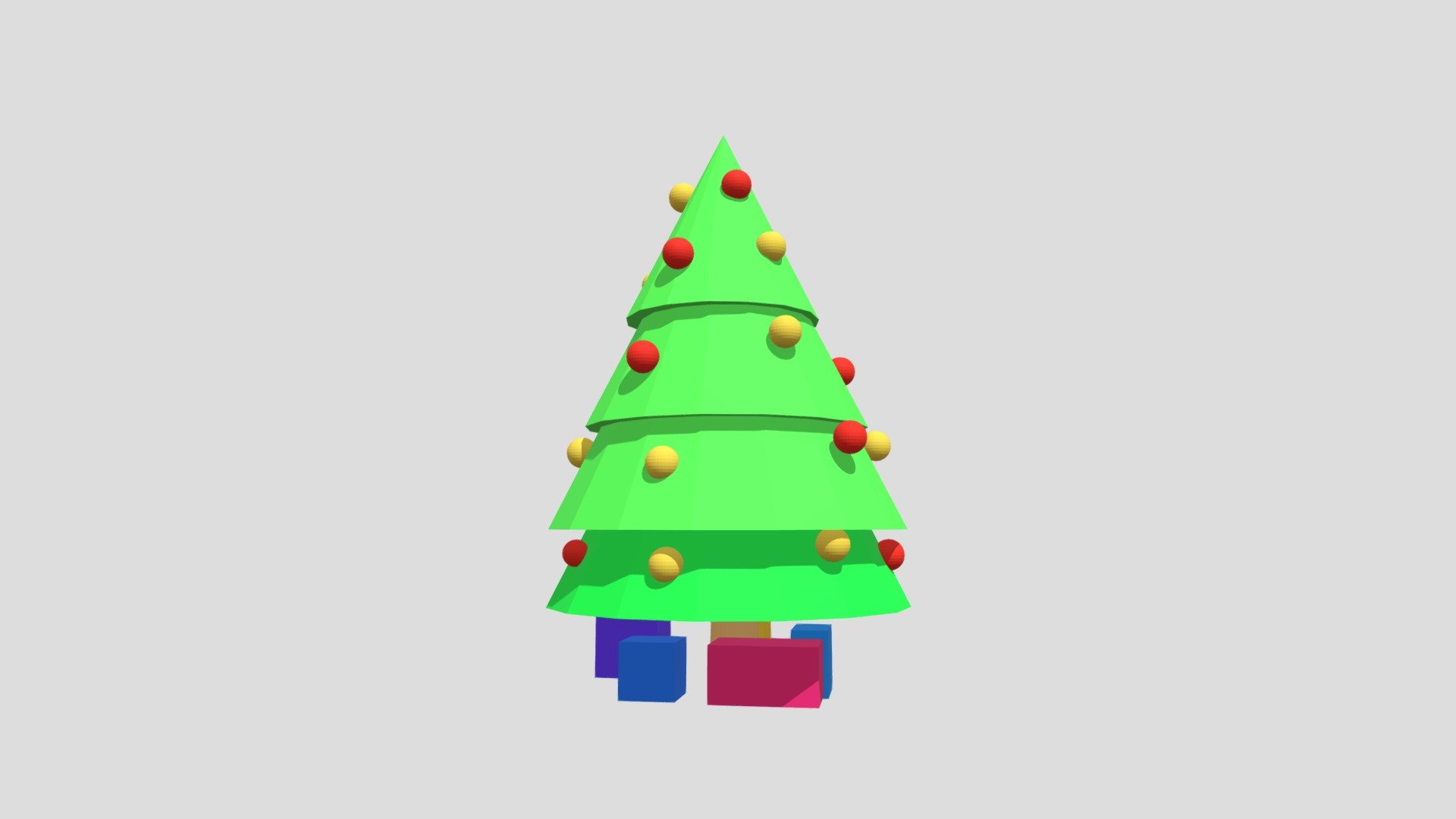 Christmas Tree - 3D model by xiongjamie95 [816daf0] - Sketchfab
