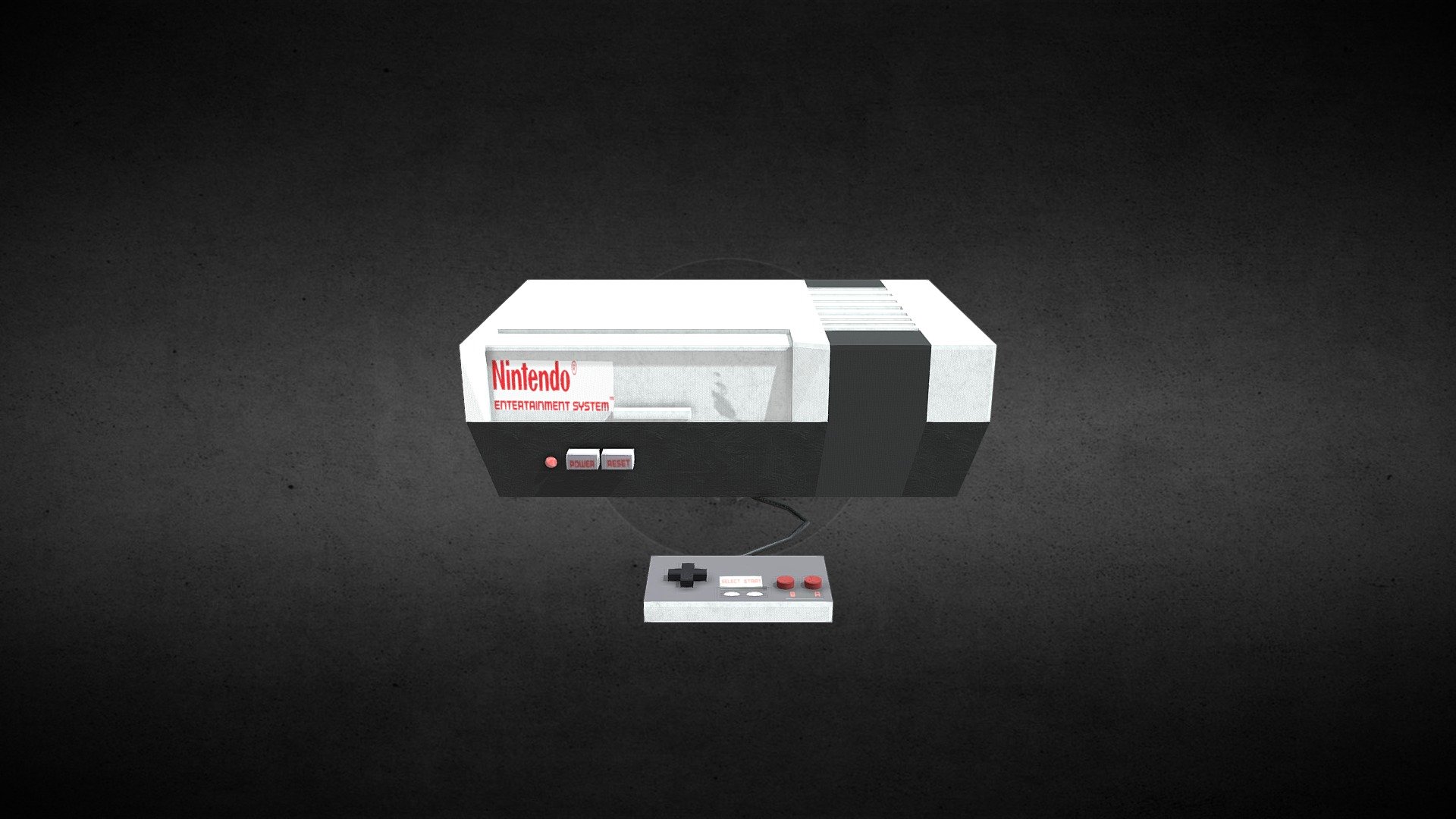 NES console - Download Free 3D model by Nova_Brit123 [816f6f8] - Sketchfab