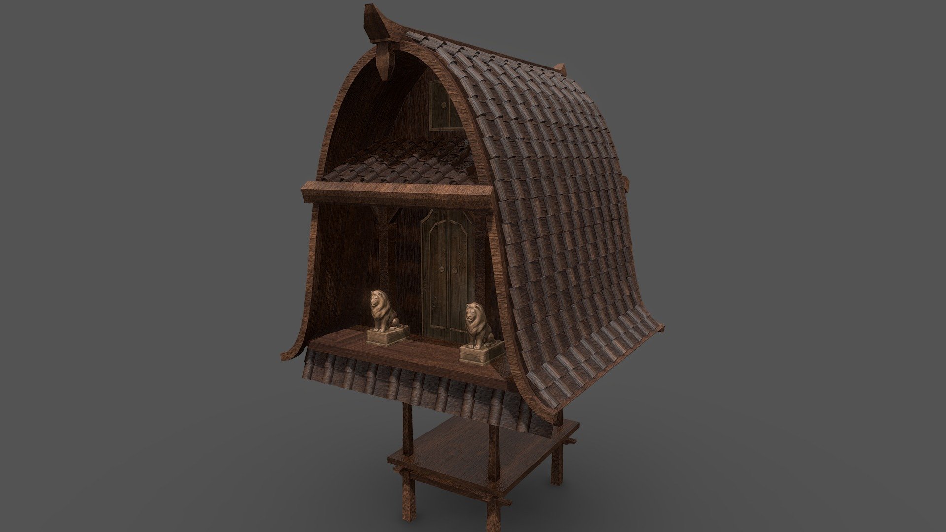 Bali "Lumbung" Asset Game - 3D model by solodevelopment97 [8170e2d ...