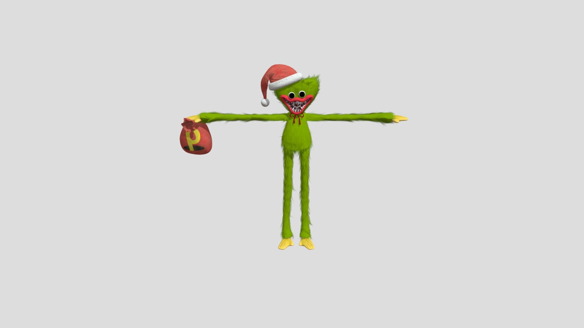 Project Playtime: Grumpy Huggy - 3D model by Gamer2133 [8171f13] - Sketchfab