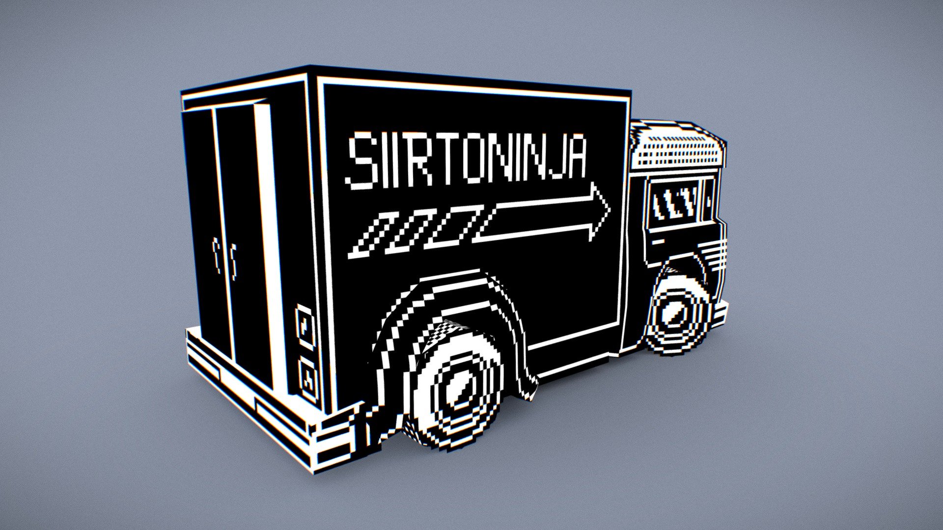 1-Bit Delivery Truck - 3D model by Jorma Rysky (@Rysky) [817381b ...