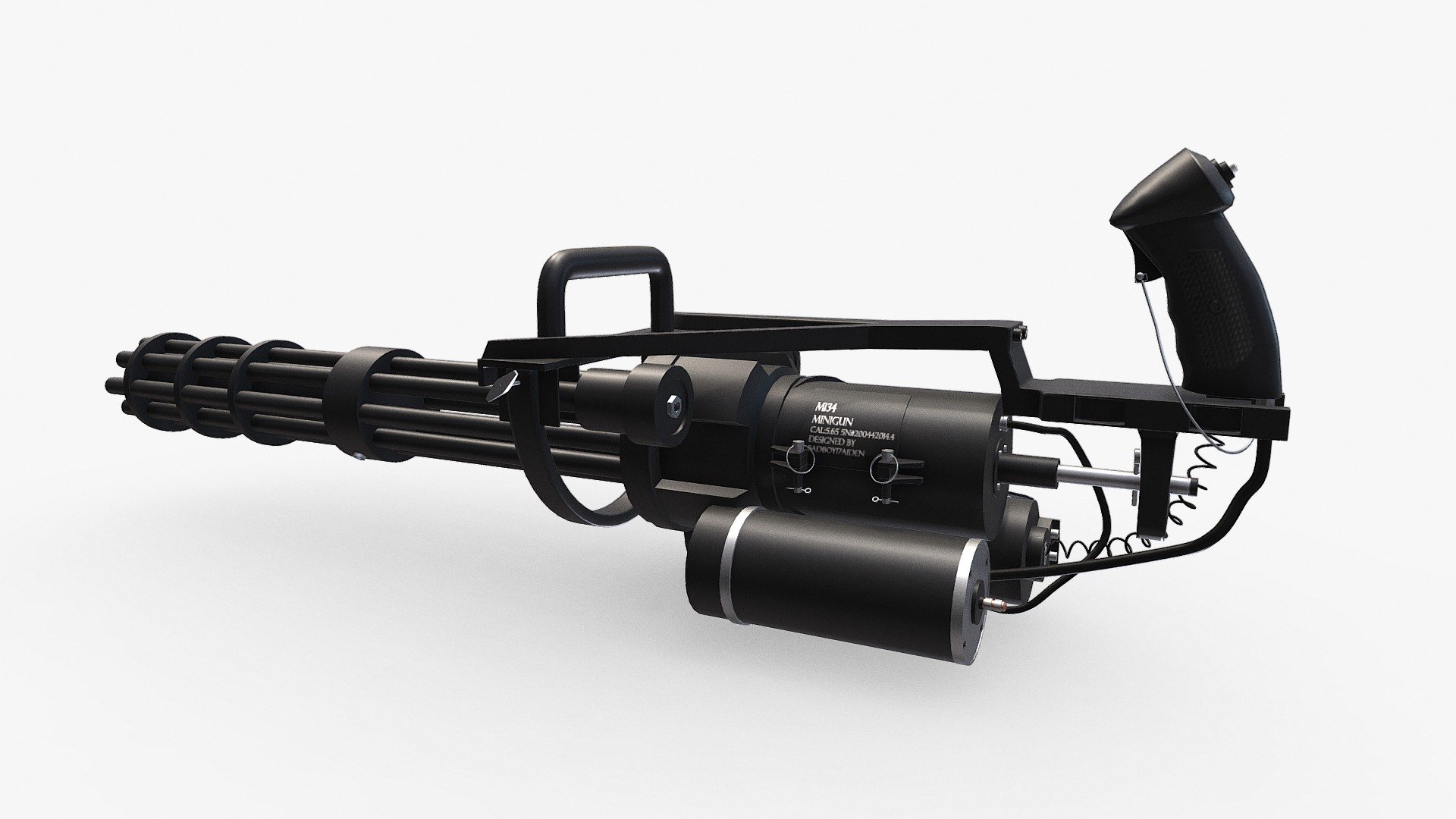 Minigun M134 Update - Download Free 3D model by Pieter Ferreira ...