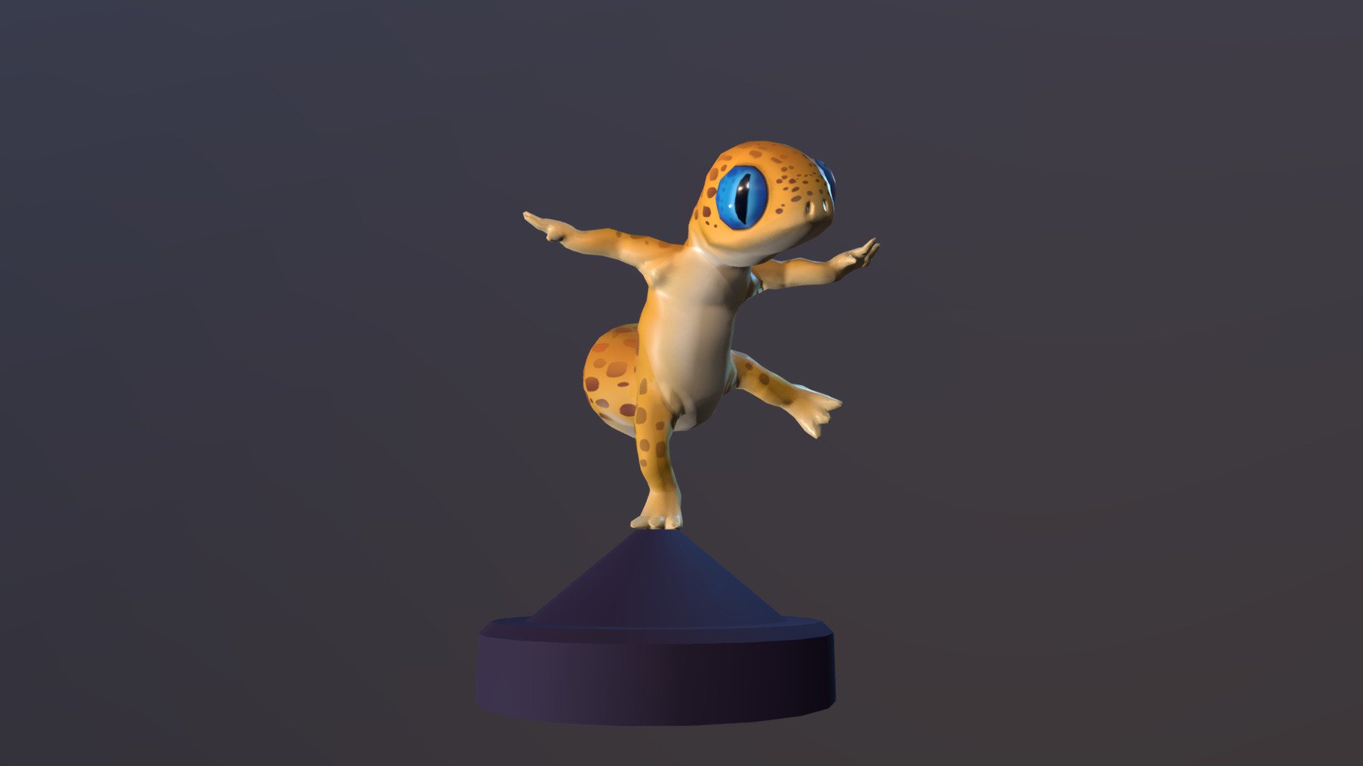 Leopard Gecko - 3D model by ShlimShlum [8173f4f] - Sketchfab