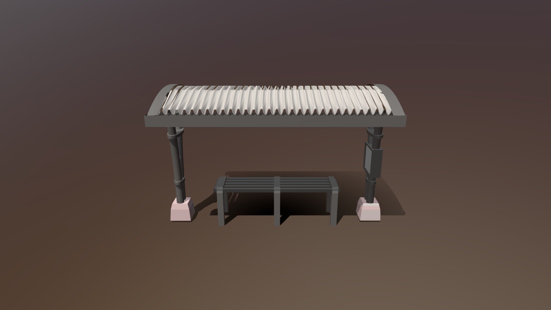 Final Project Asset: Bus Stop - 3D model by JackChambers [81751ea ...