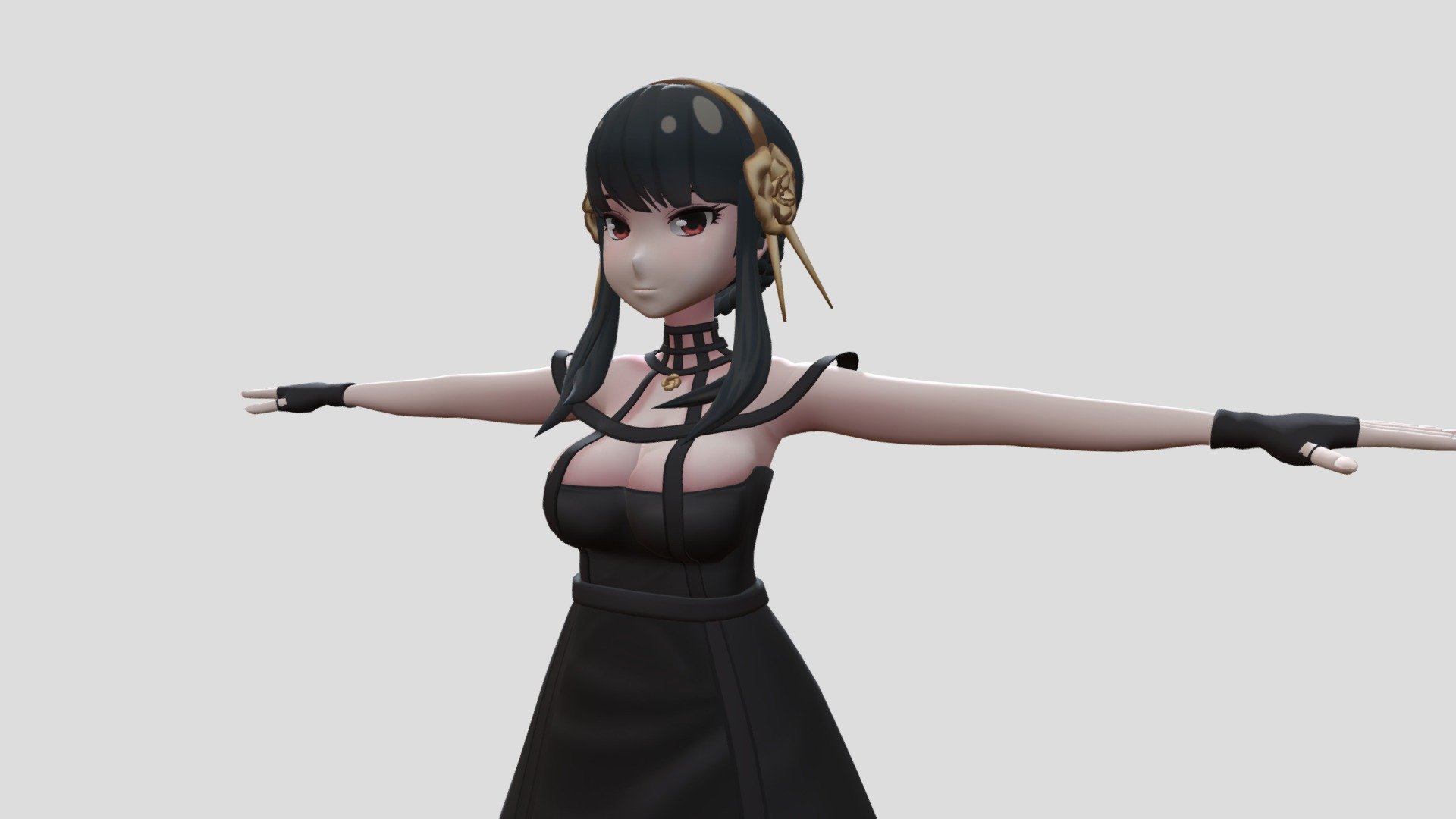 Yor Forger (Spy x Family) fbx - Download Free 3D model by Bendy (Live ...