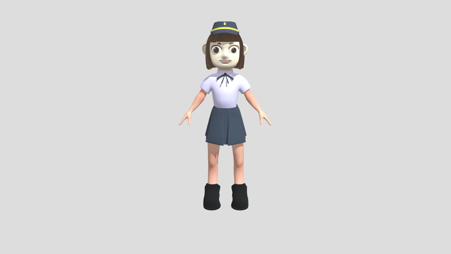 Staff(nodding) - 3D model by Ethaneither [81774f2] - Sketchfab