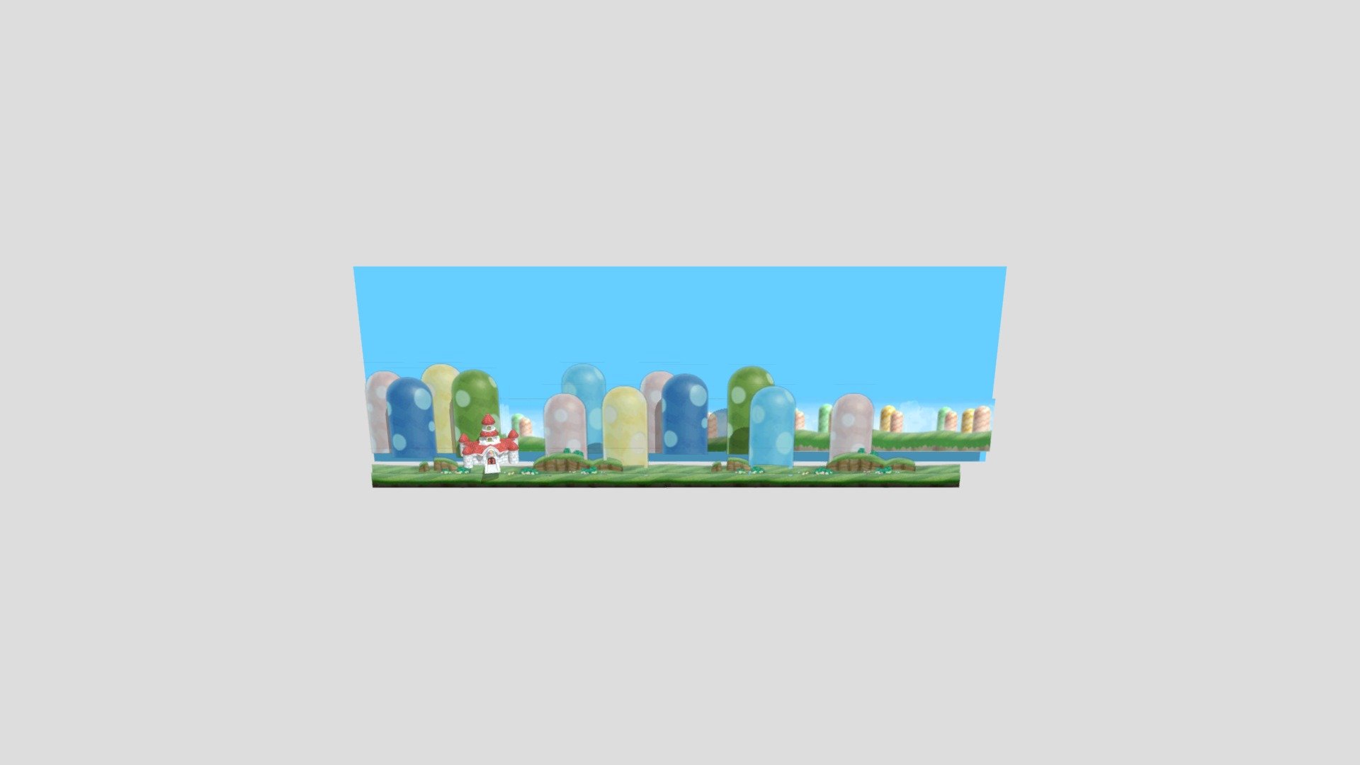 nsmbw 1-1 bg remake - Download Free 3D model by Melon ...