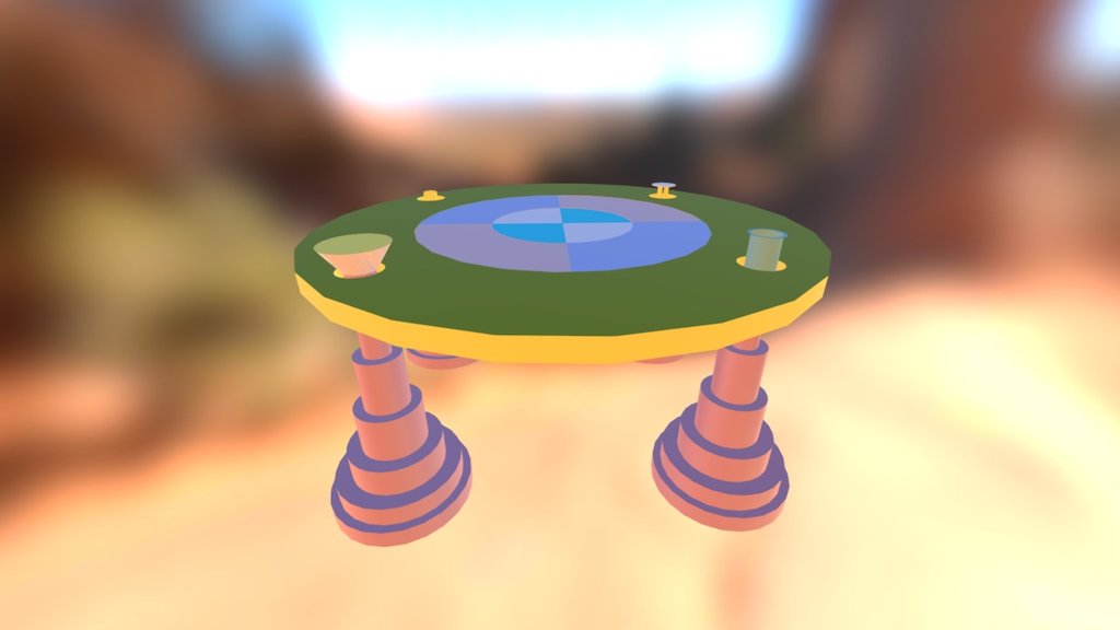 Stand Table - 3D model by Moitreyee Banerjee (@moitreyee) [8178ccb ...