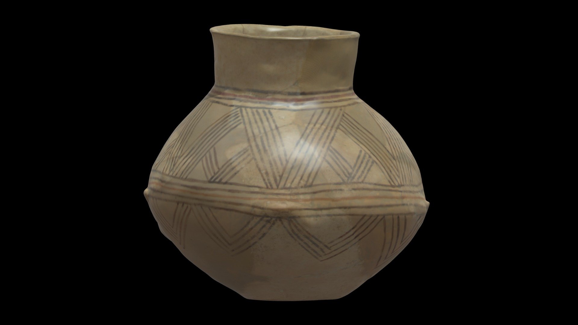 Early Bronze Age painted amphora from Cunicea - 3D model by The ...