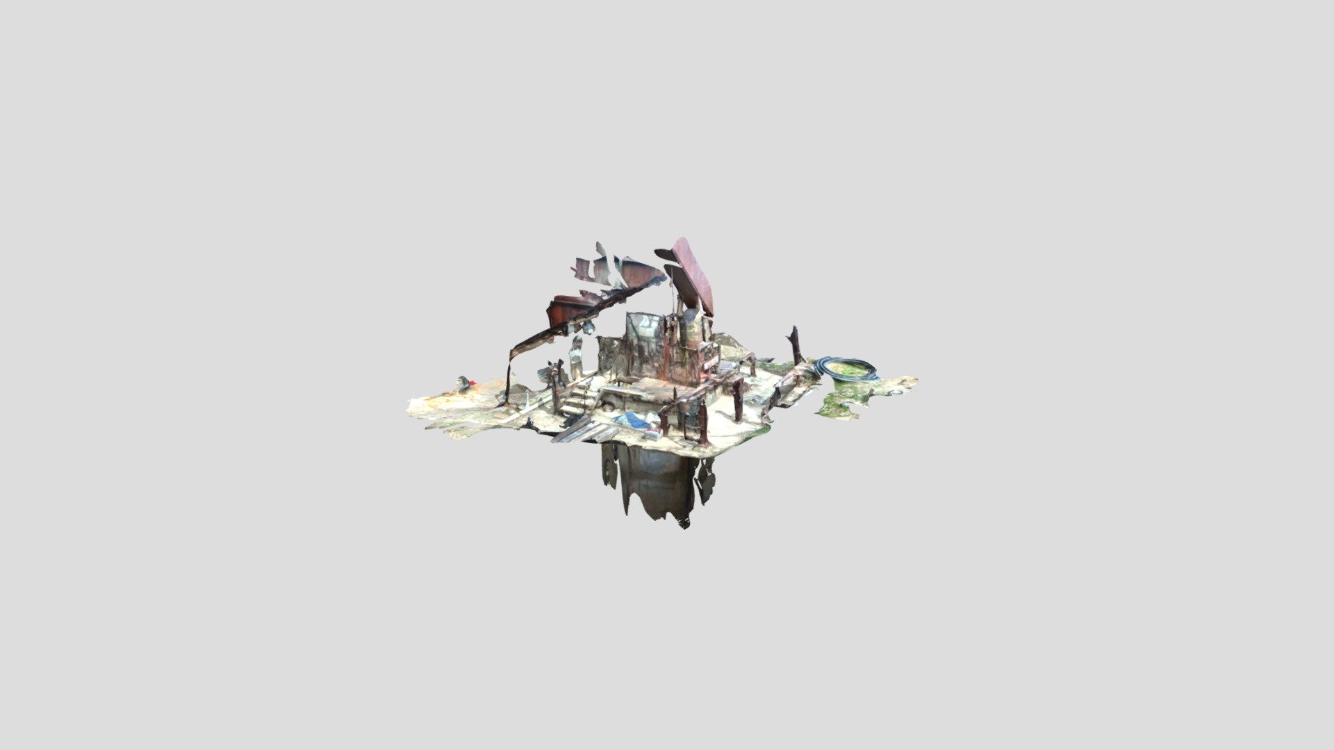 Colorado Quartz Mine Head Frame - 3D model by Goldbay [817b531] - Sketchfab