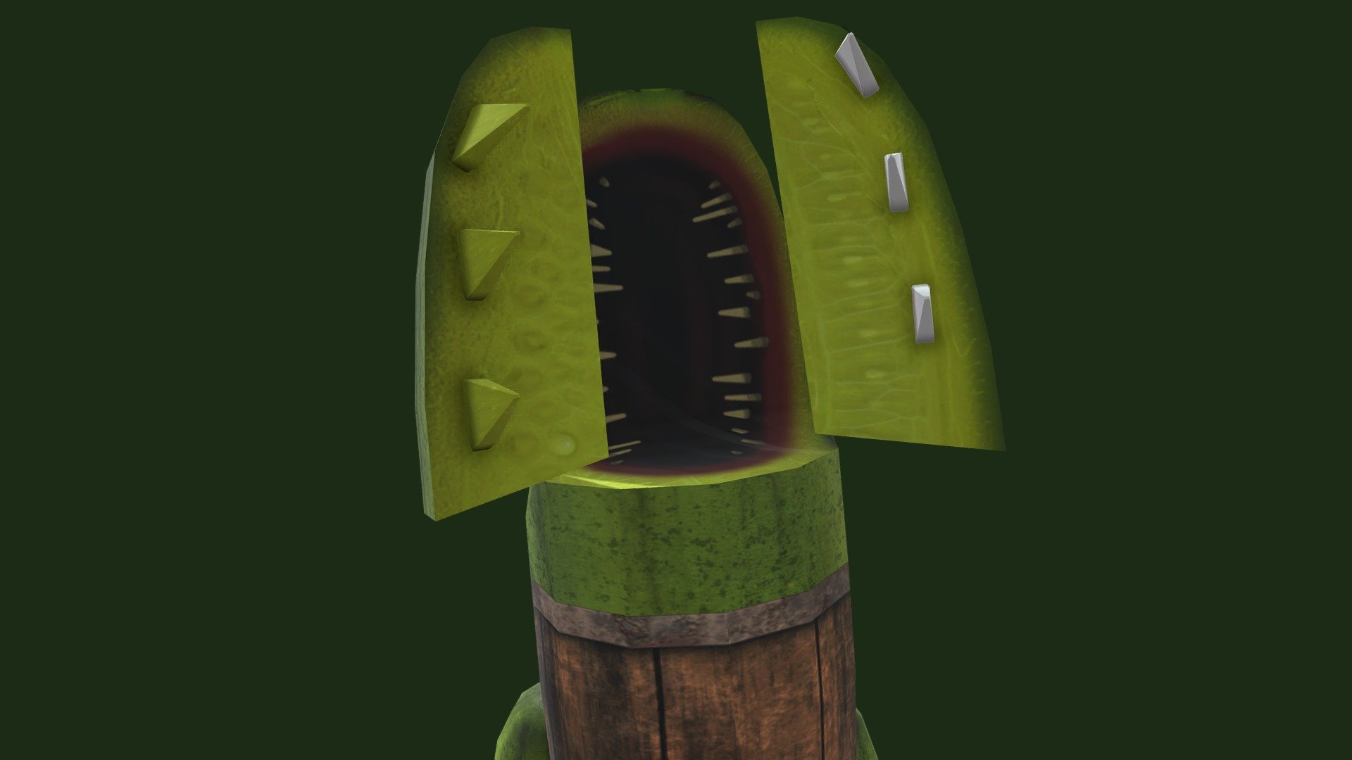 Bendy and the Brine Barrel - Pickle Demon - Download Free 3D model by ...