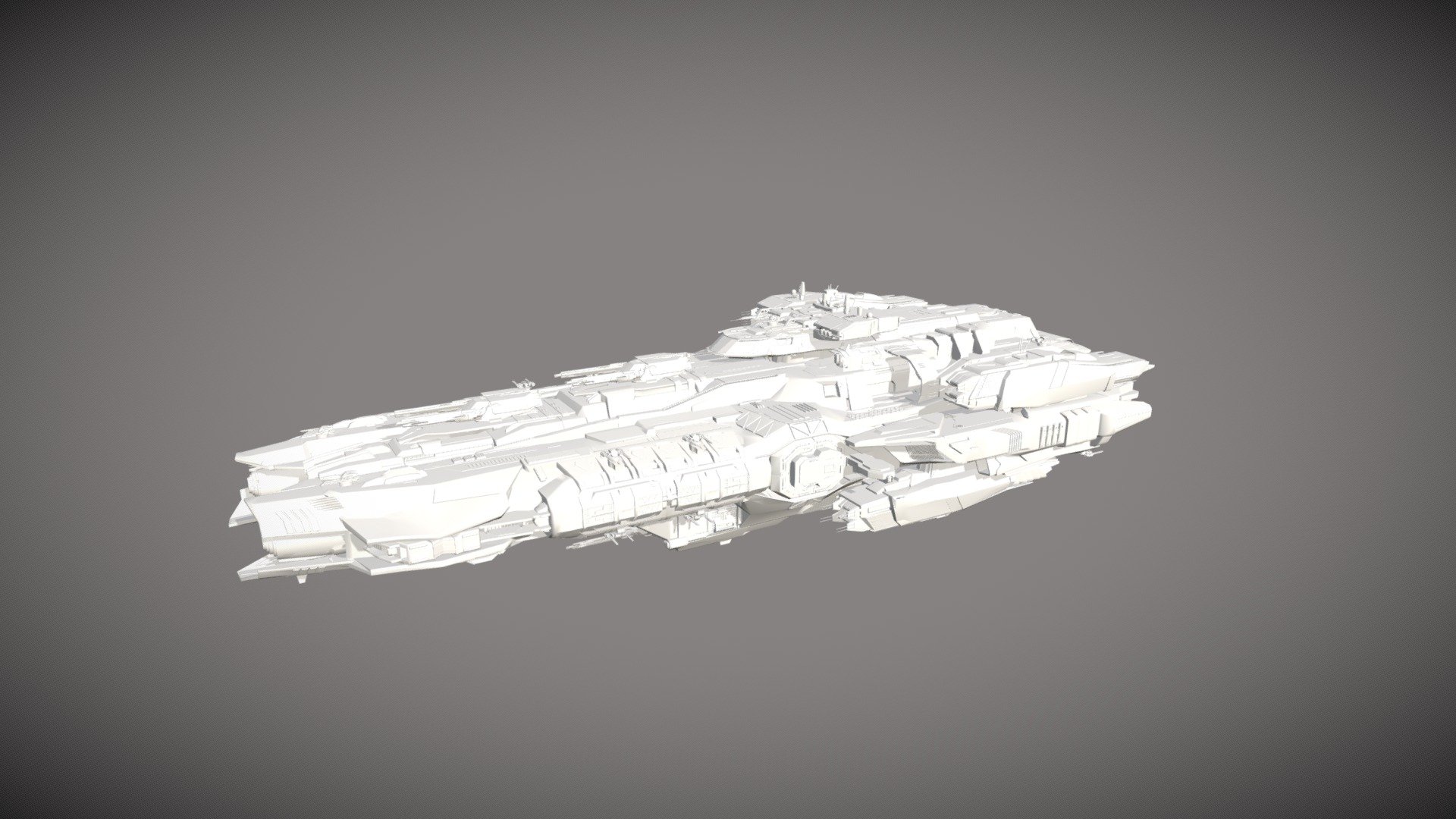 Alexander Class Destroyer BAX-01 - 3D model by Santobell ...
