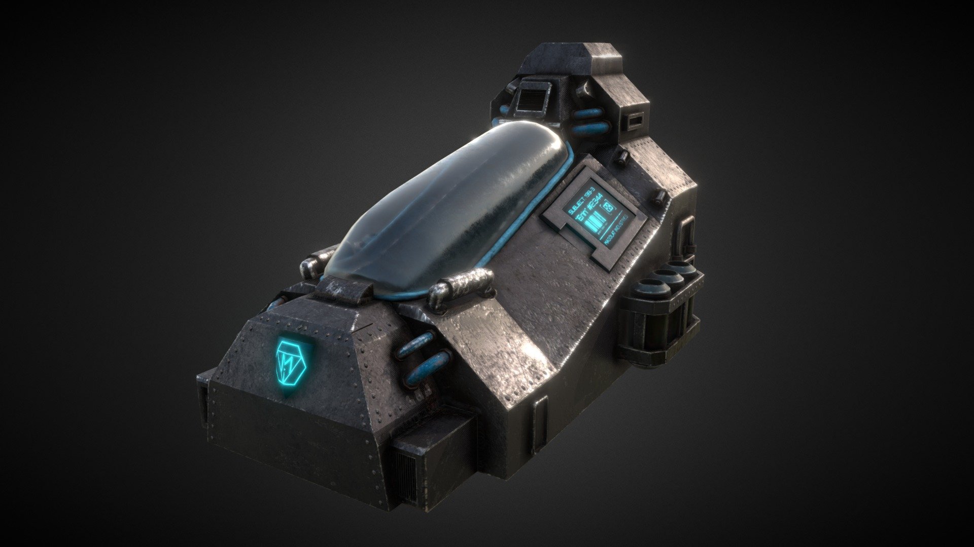 Anomaly: Cryo Pod - 3D model by RachelThom7 [817bea5] - Sketchfab