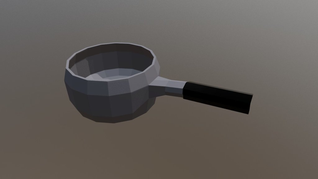 Pan with handle - Download Free 3D model by Maf'j Alvarez (@blujay ...