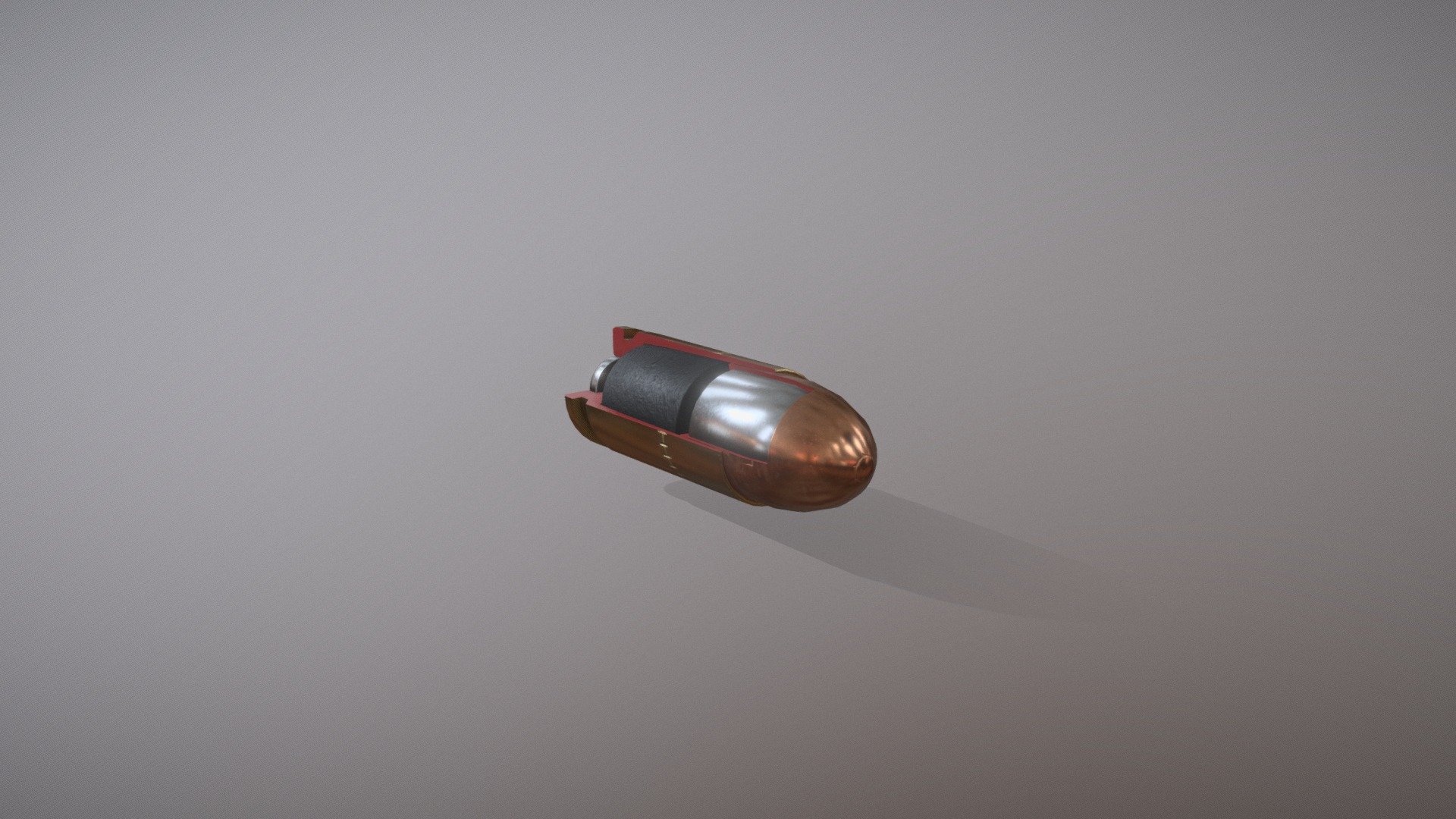 .45 bullet - Download Free 3D model by TriQMakar (@triMakar) [817c71c ...