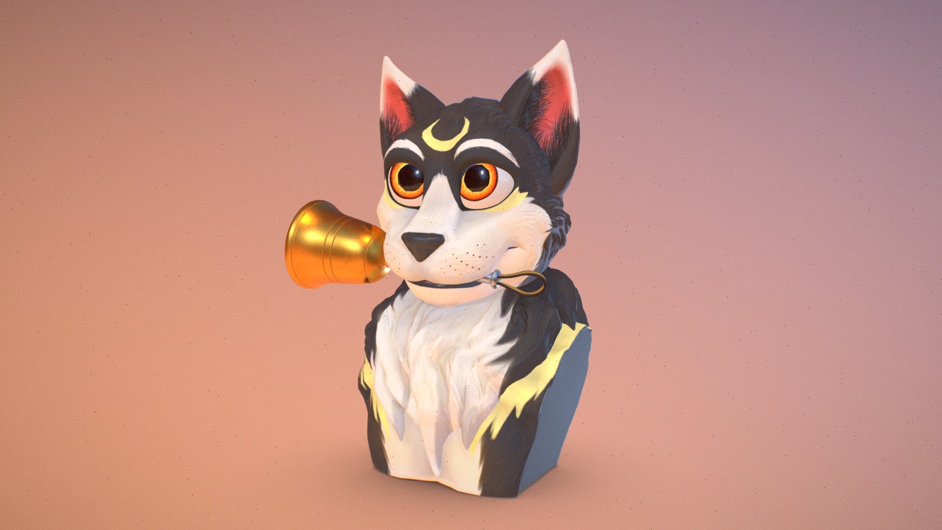 Meow Meow and Bell - 3D model by Le Eliott (@le.eliott) [817e782 ...
