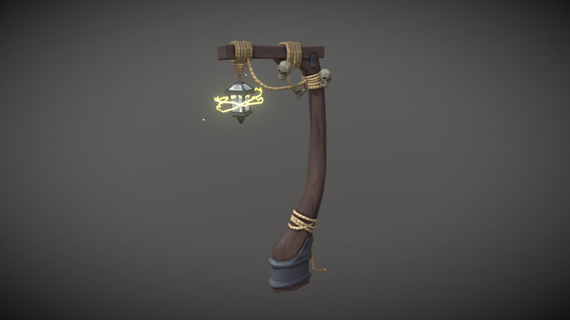 Spooky lamp post - 3D model by Myrga_eri (@myrgaeri) [818018c] - Sketchfab