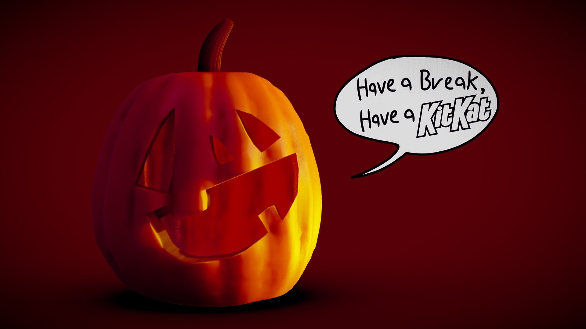 KitKat Pumpkin - Download Free 3D model by Jacob Quintana (@jacobq1004 ...