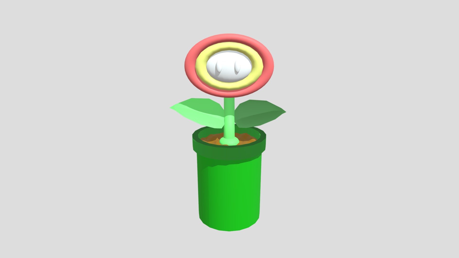 Fire Flower in Pipe - Download Free 3D model by ho226 [81821e6] - Sketchfab