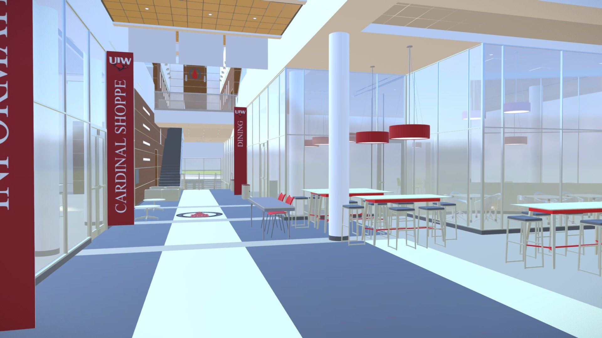 UIW Student Engagement Building - 3D model by Titan Sign Company ...