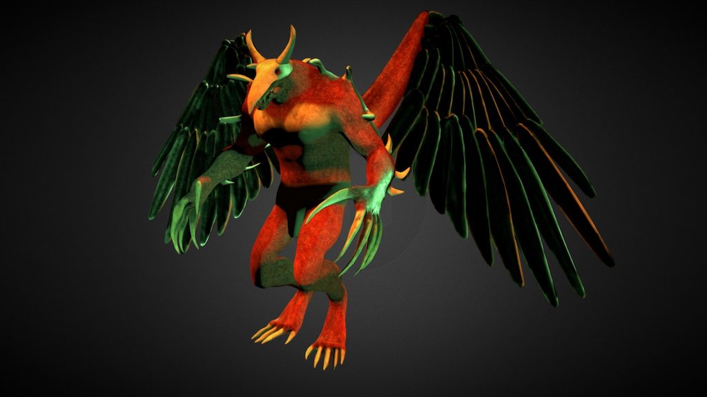 Demon Character - 3D model by Pascal T. Monette (@baltazo) [81832bf ...