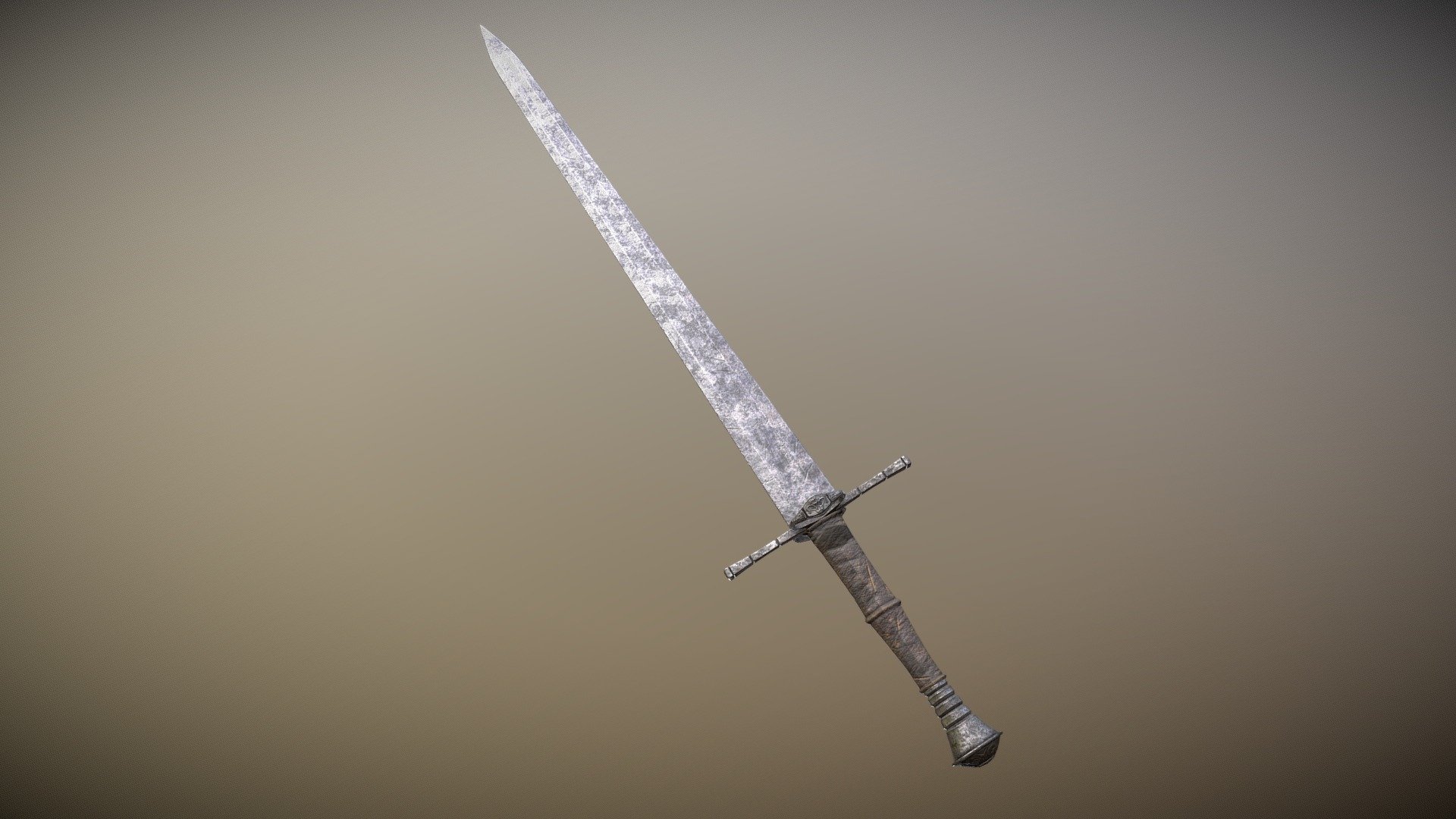 Longsword - 3D model by TorulfAxebeard [8185552] - Sketchfab