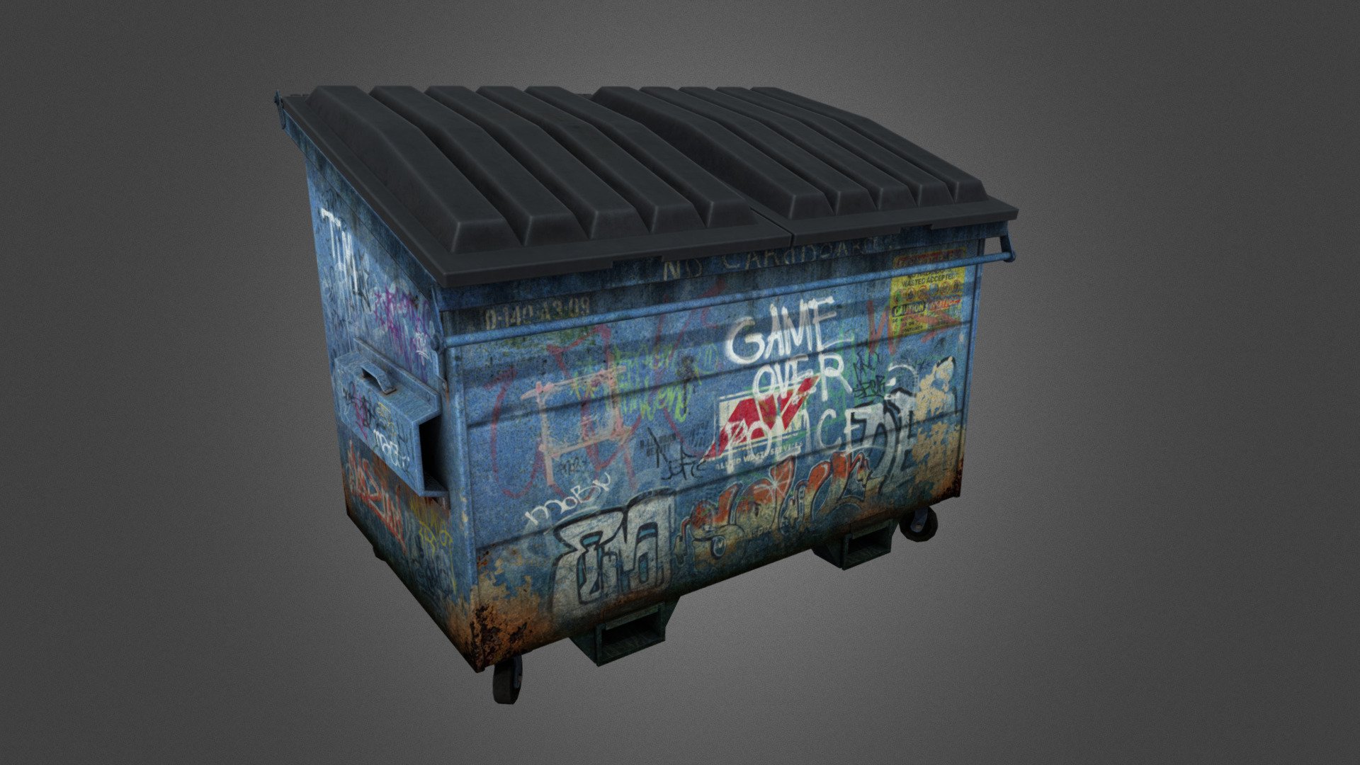 Dumpster - 3D model by Piotr Wawrzkiewicz (@pepiko) [81865c1] - Sketchfab