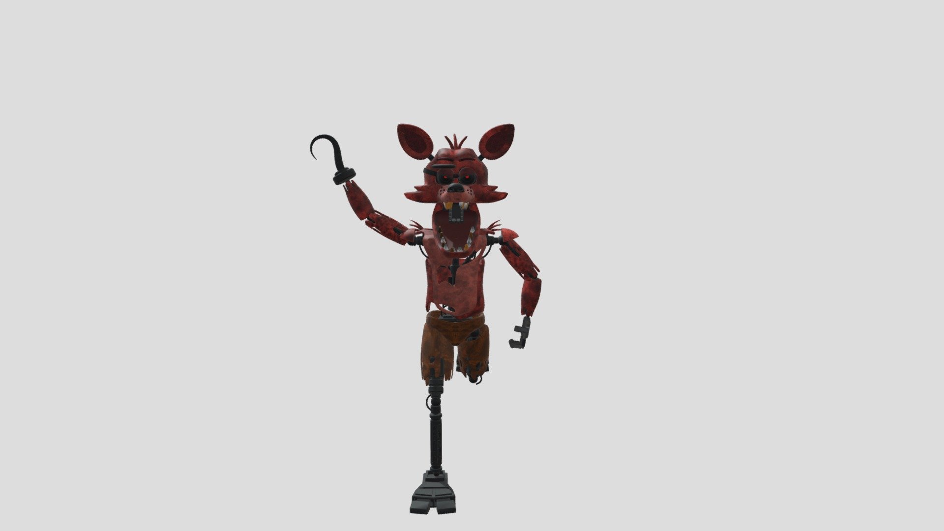 Running Foxy - Download Free 3D model by dwall8611 [8186636] - Sketchfab
