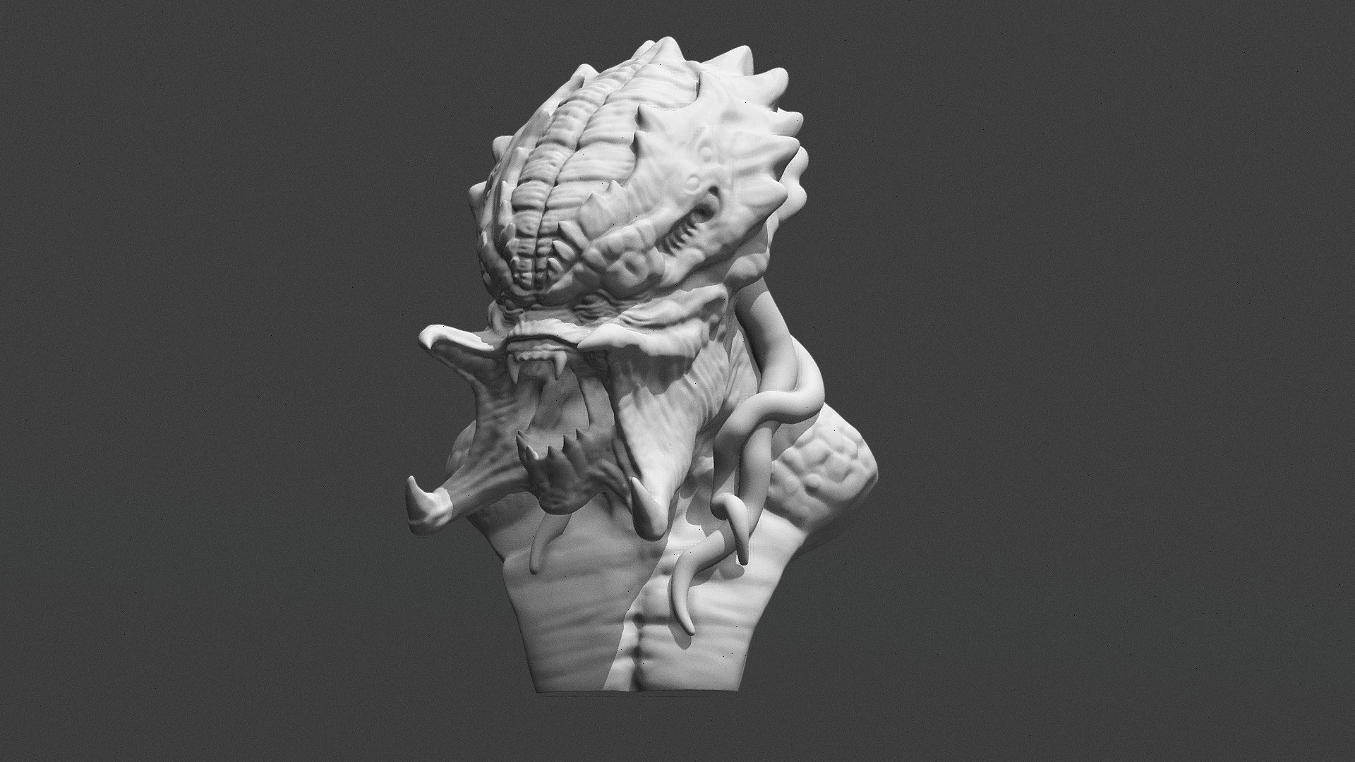 Predator Sculpt - 3D model by Gururaj Angara (@gururajangara) [8188407 ...