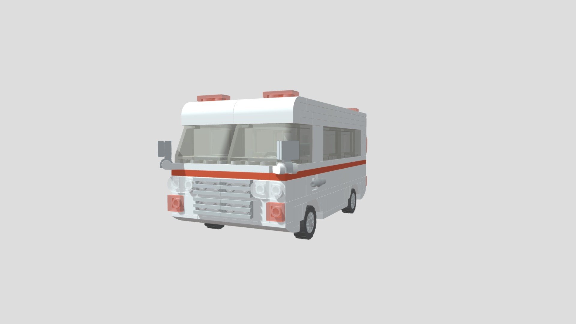 Lego Japanese Ambulance - 3D model by sergeantslender23 [8188d1a ...