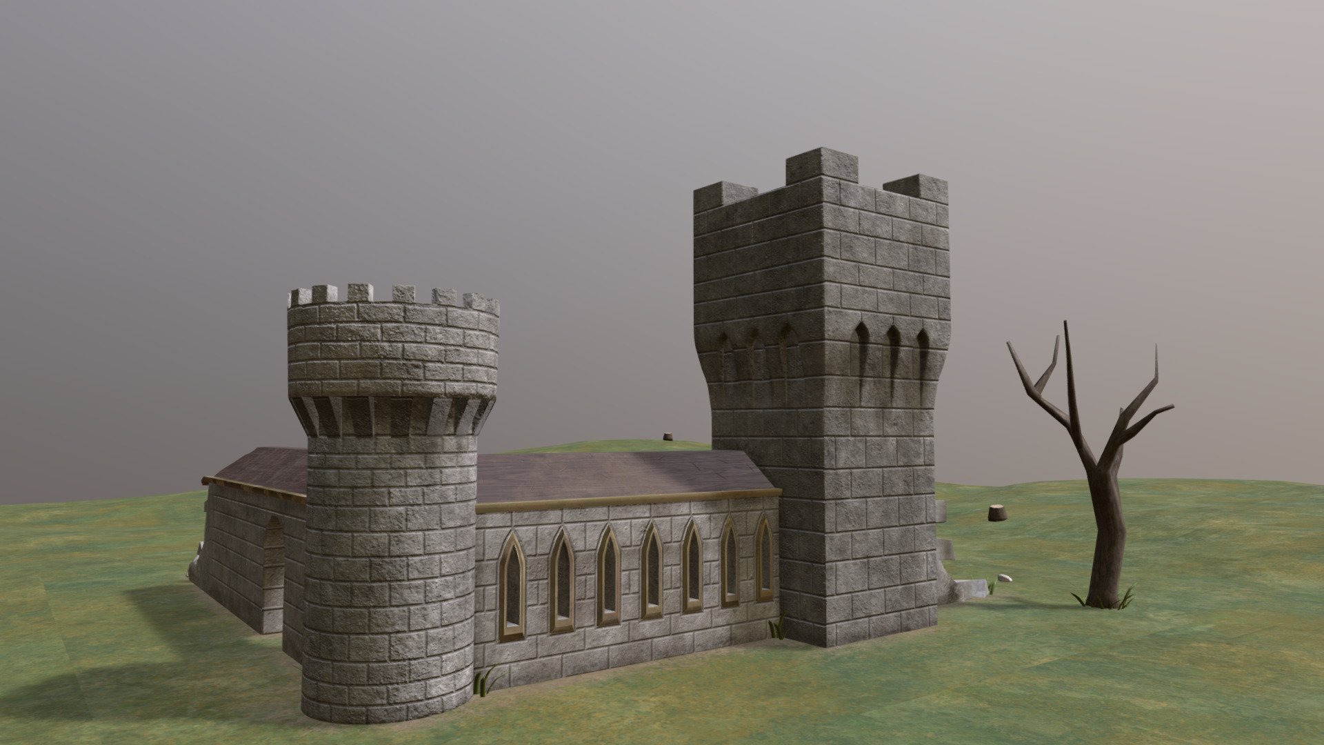 castle - 3D model by Joseph Rohm (@JosephRohm) [8189979] - Sketchfab
