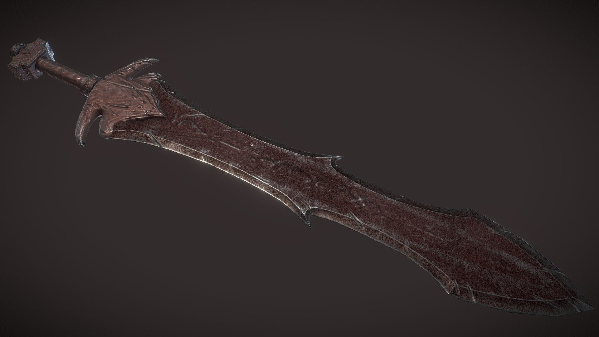 Black Steel Ultra Greatsword - 3D model by demonmunkey [8189ca5 ...