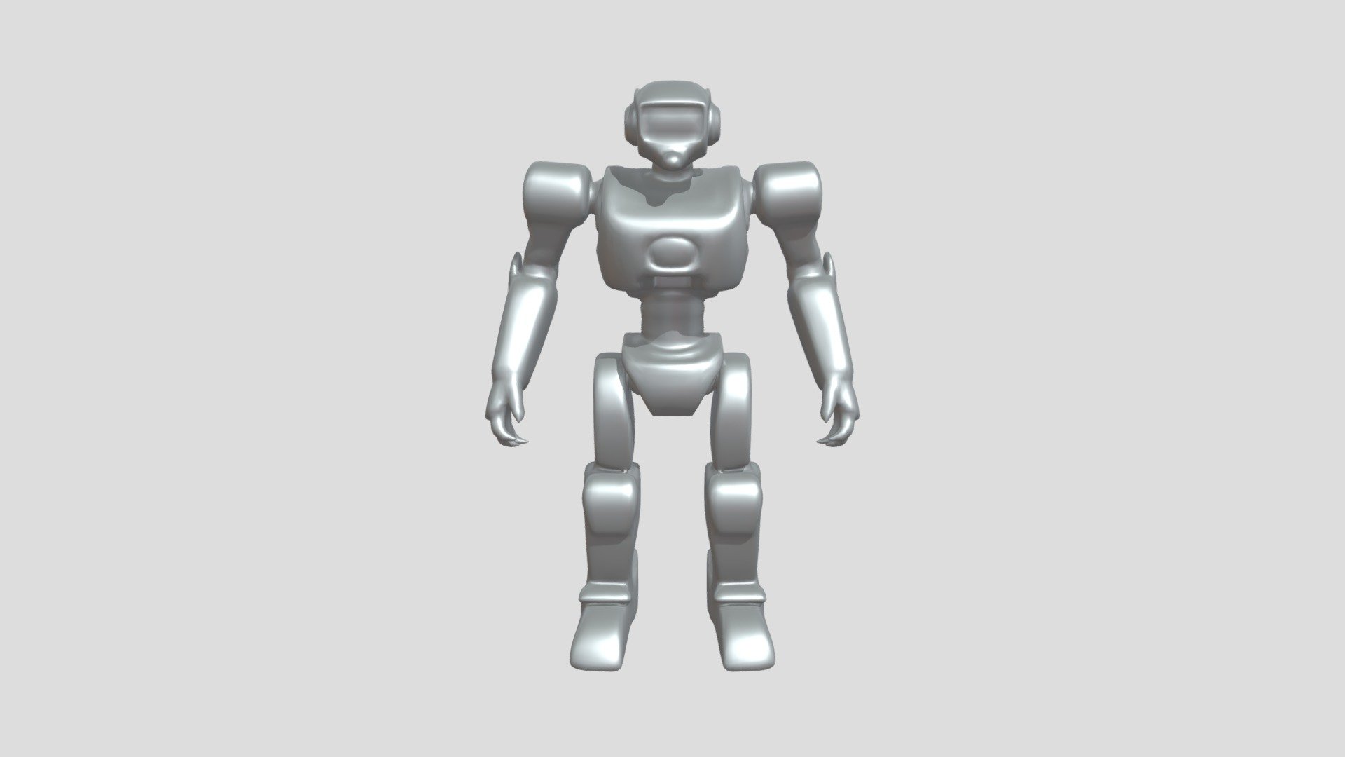 futuristic humanoid robot - 3D model by deemos [818a681] - Sketchfab