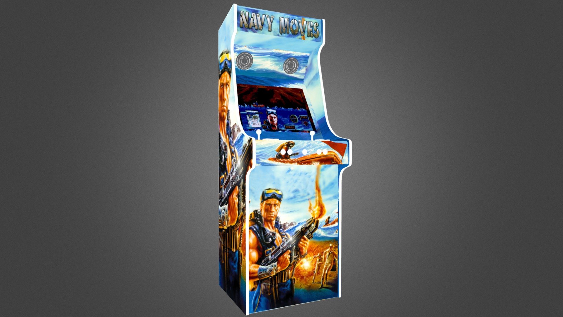 Navy Moves Arcade - 3D model by Art-Conan [818ba23] - Sketchfab