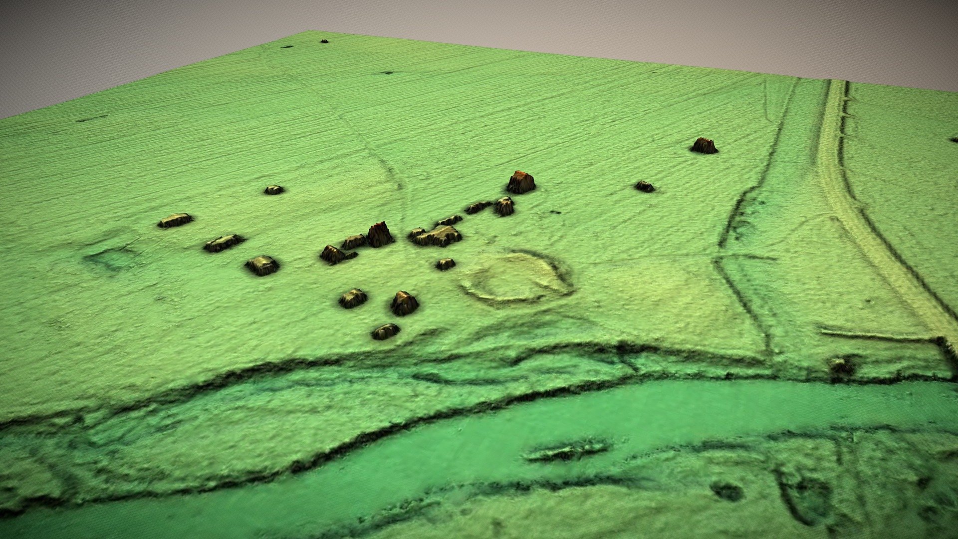 Barchów, st. 1 (Poland) - Download Free 3D model by Hillforts and ...