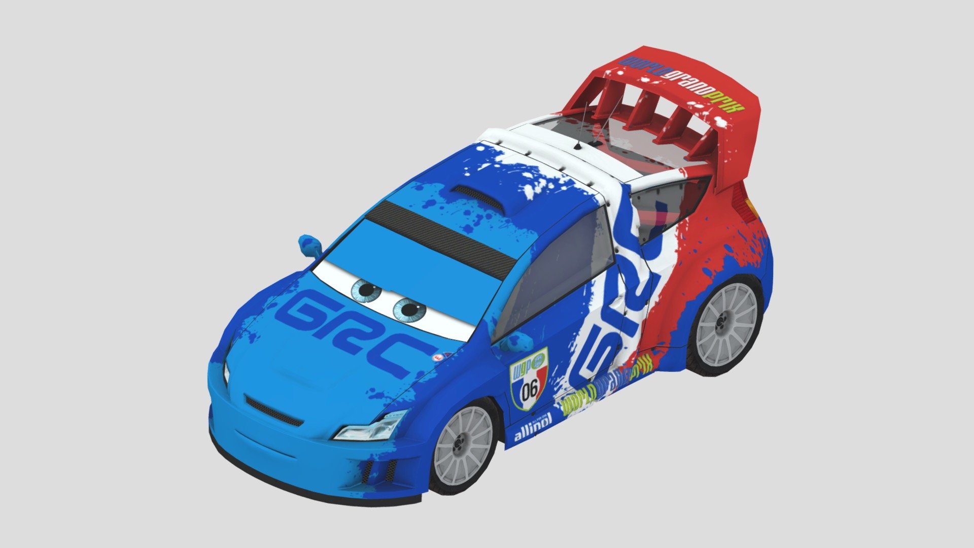 Wii Cars 2 TVG - Raoul Caroule - Download Free 3D model by SMF Features ...