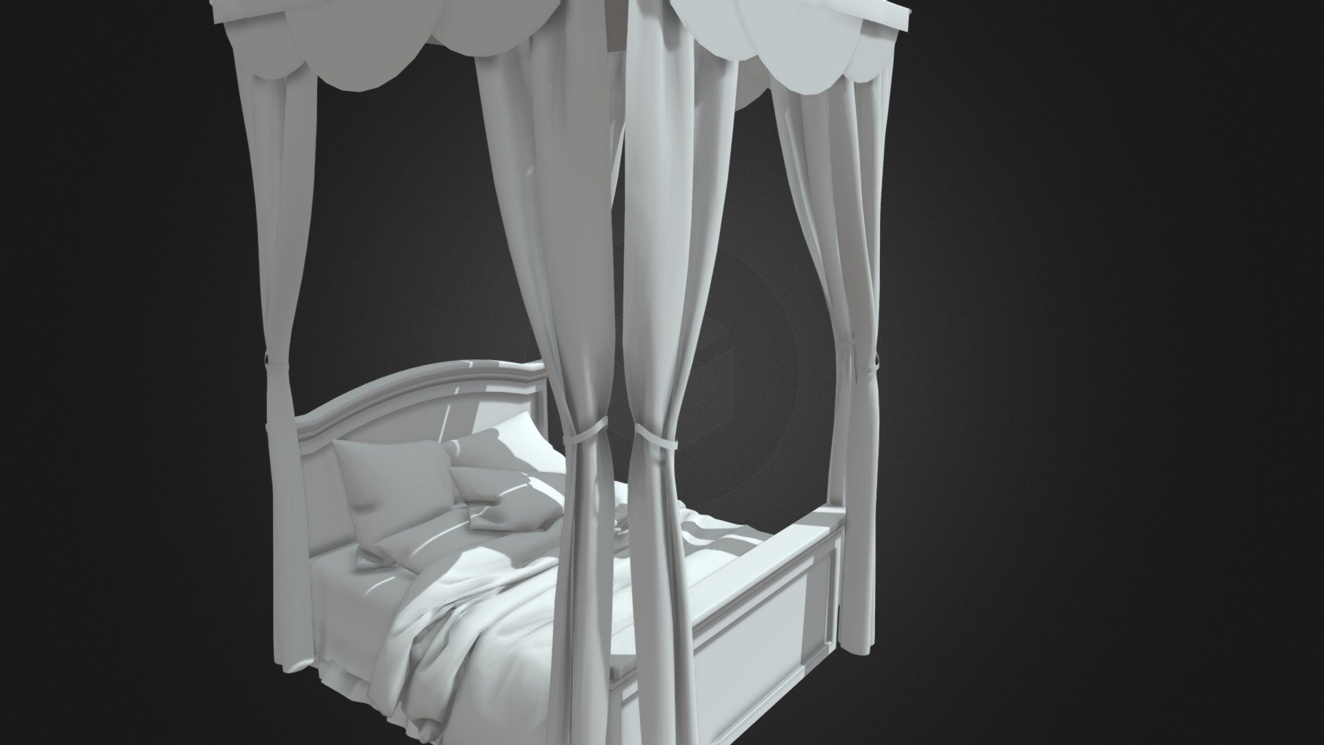Victorian Era Bed - Download Free 3D model by ryankentpaule [818fb24 ...