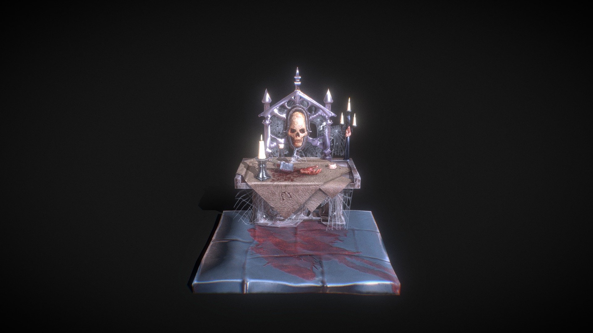 Witch Bench - 3D model by Neooguz (@oguzfaruk) [818fe59] - Sketchfab