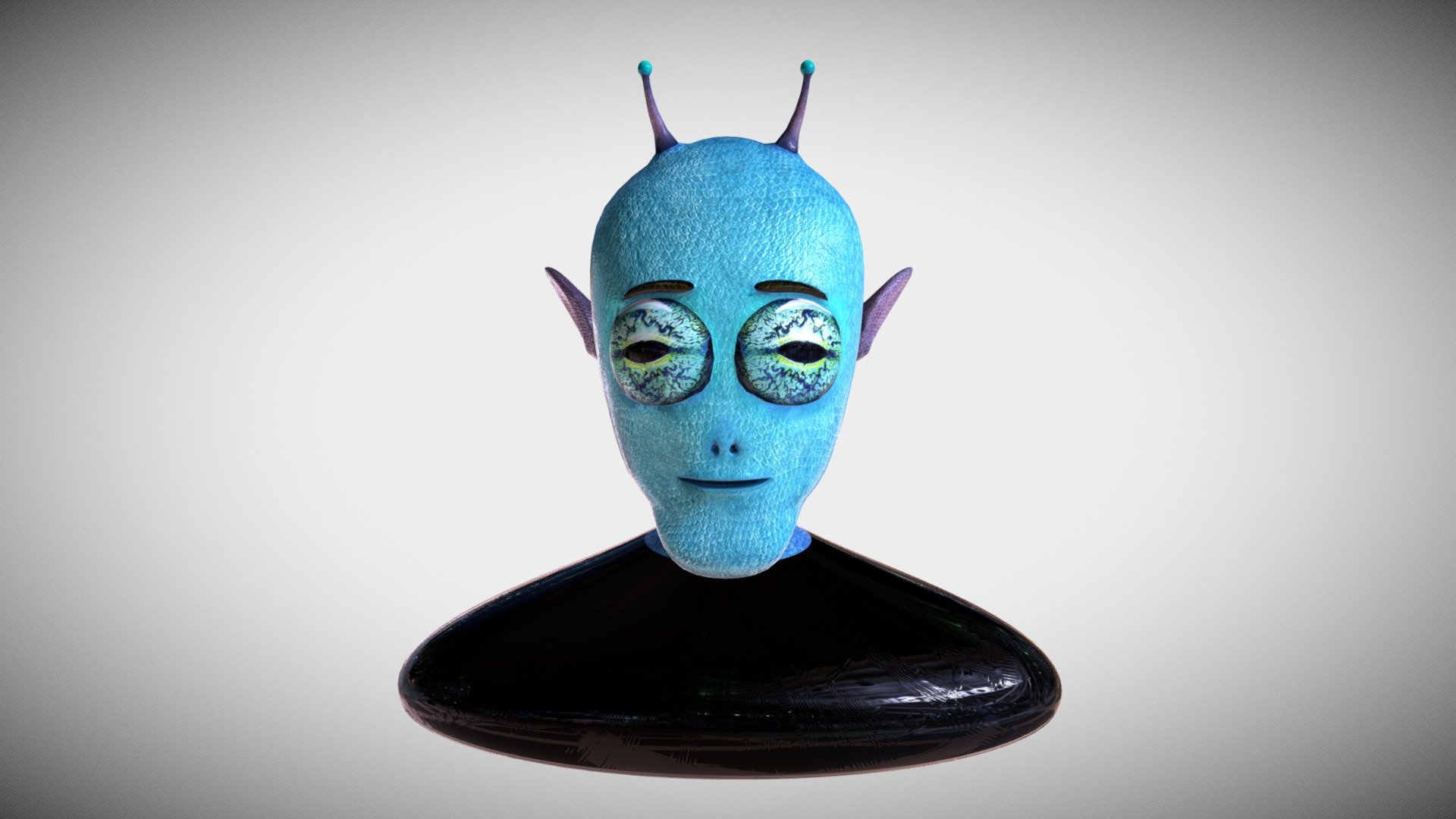 Alien Bust - 3D model by LiamAmison [8191217] - Sketchfab