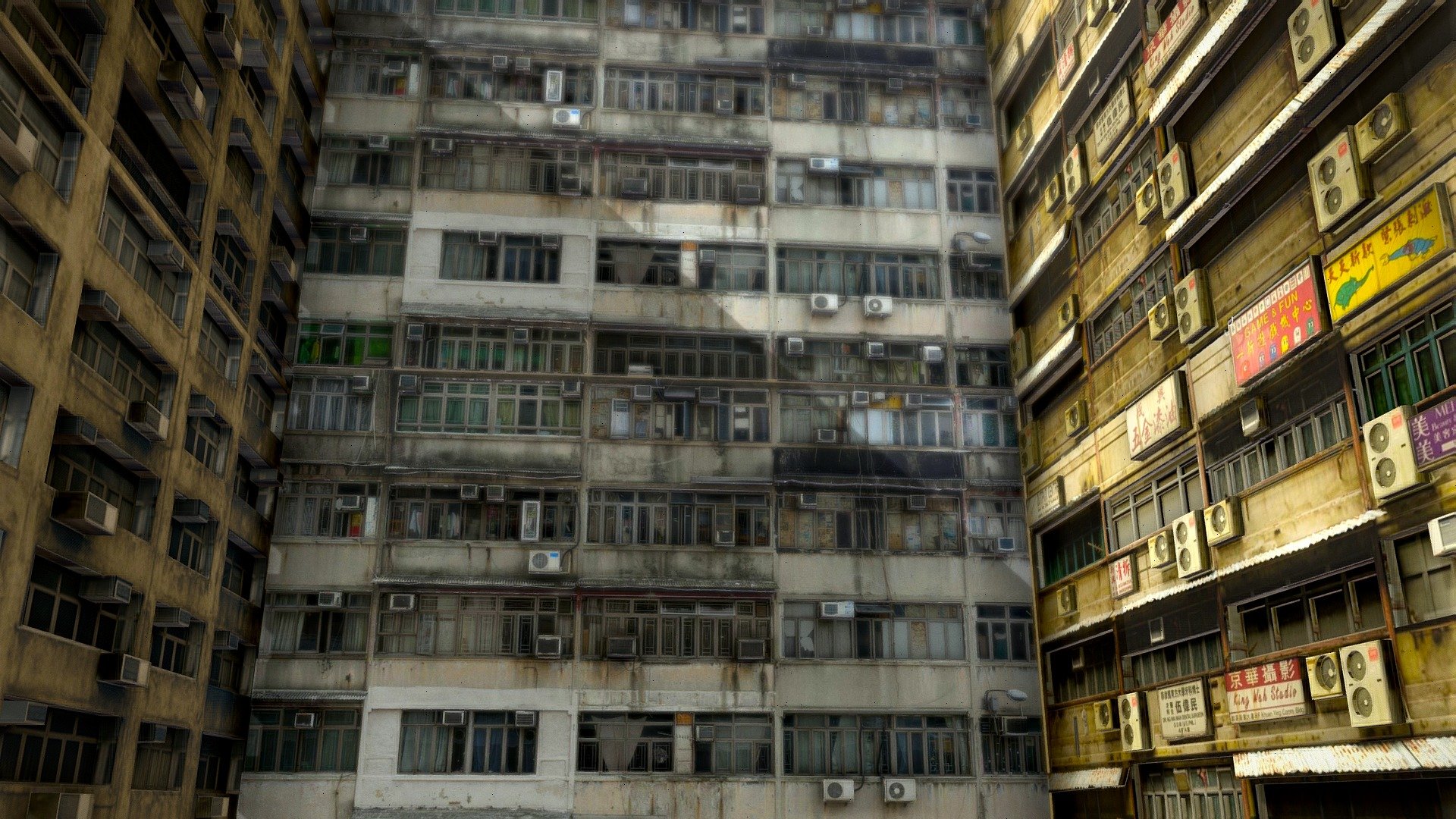 Hong Kong buildings Alley-2k+ followers:) - Download Free 3D model by ...