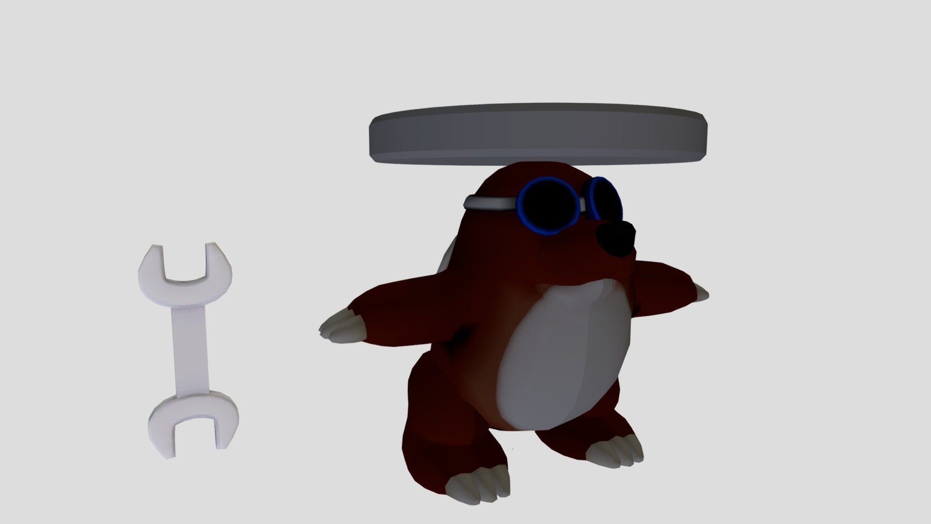 Rocky Wrench - Super Mario Party Jamboree - Download Free 3D model by ...