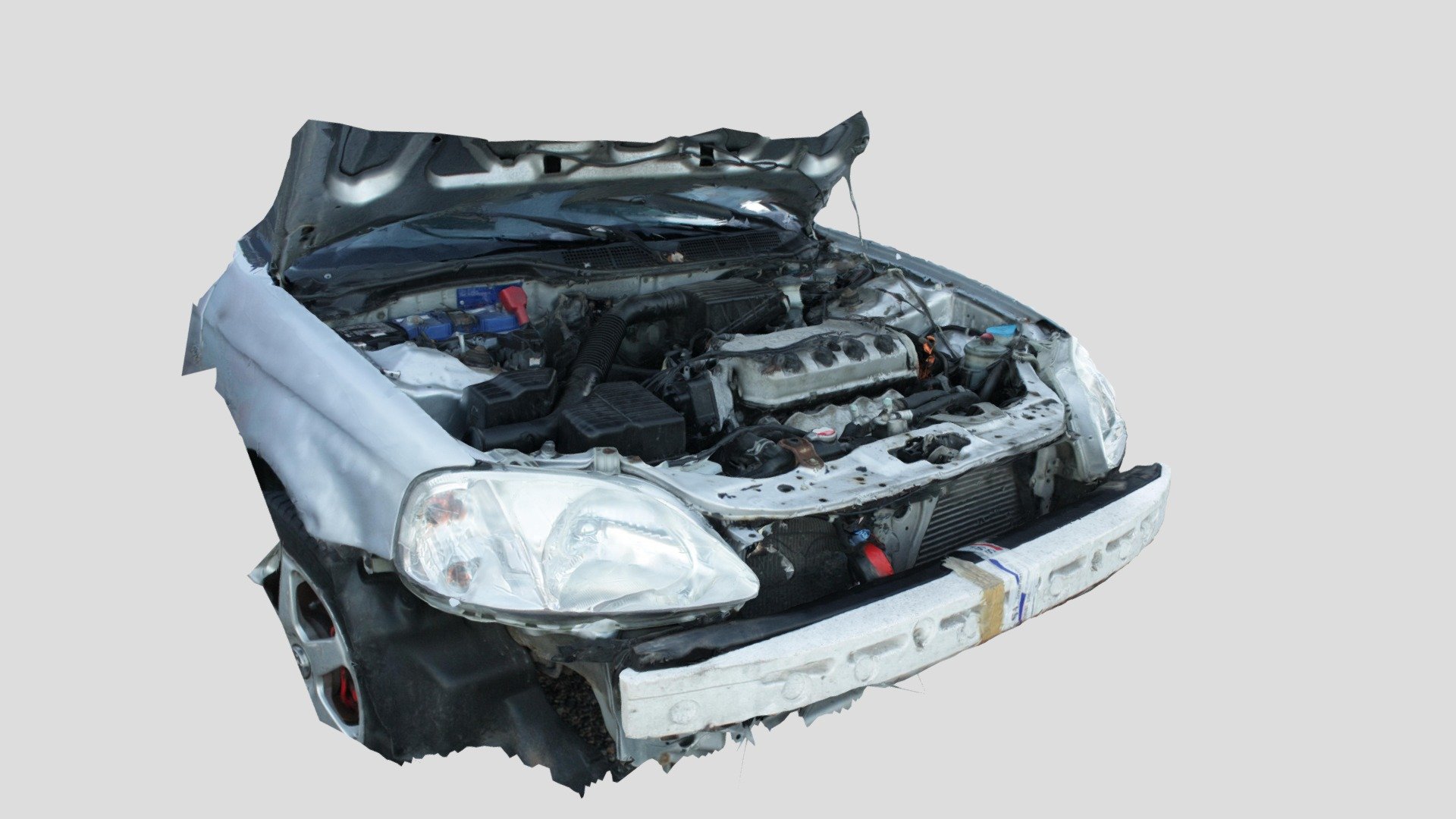 3D Scanned Engine Bay - Honda Civic - 3D model by p3rtan [81930e6 ...