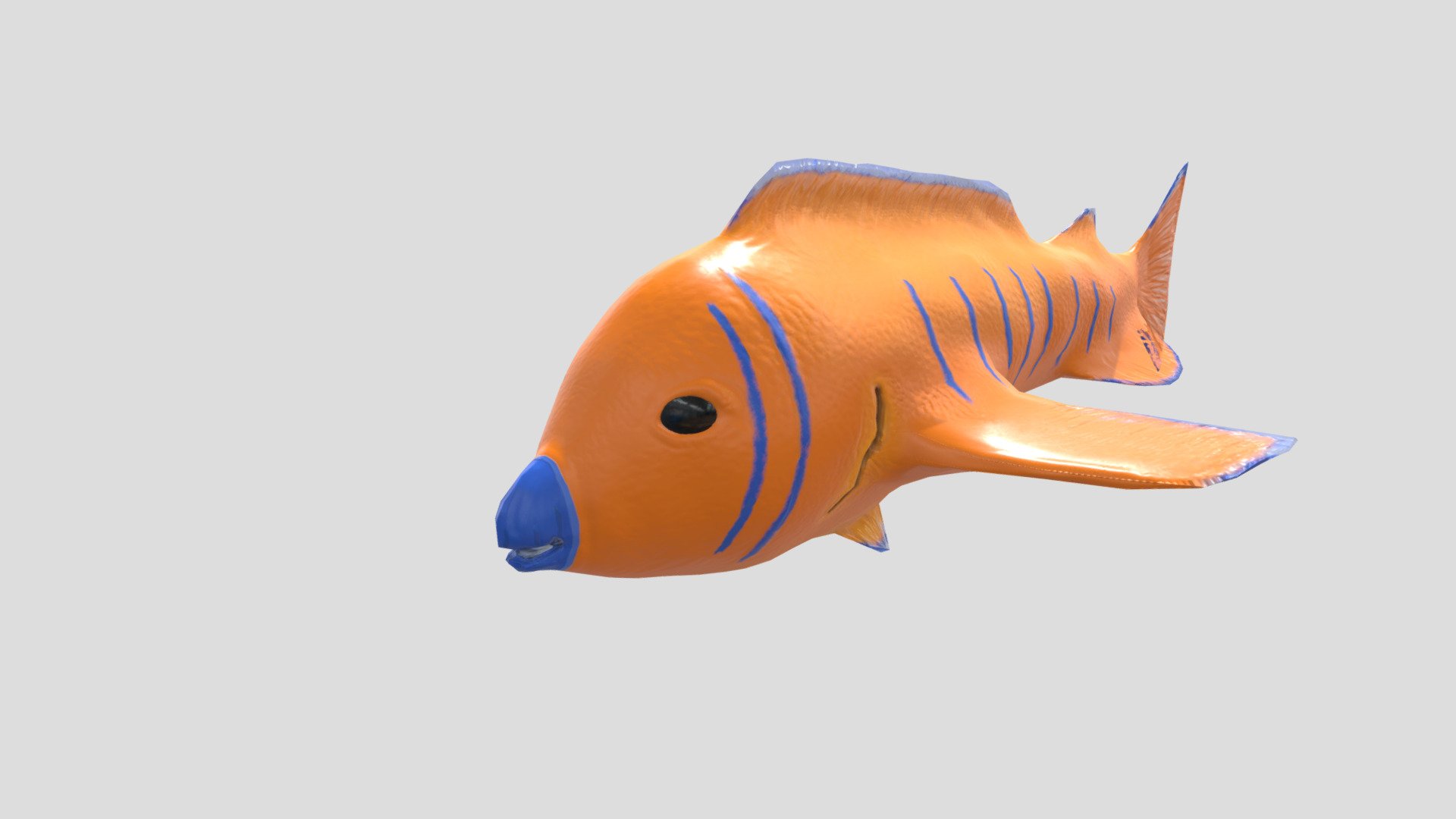 Underwater Scene - Fish character - 3D model by Susannetjotta [819727c ...