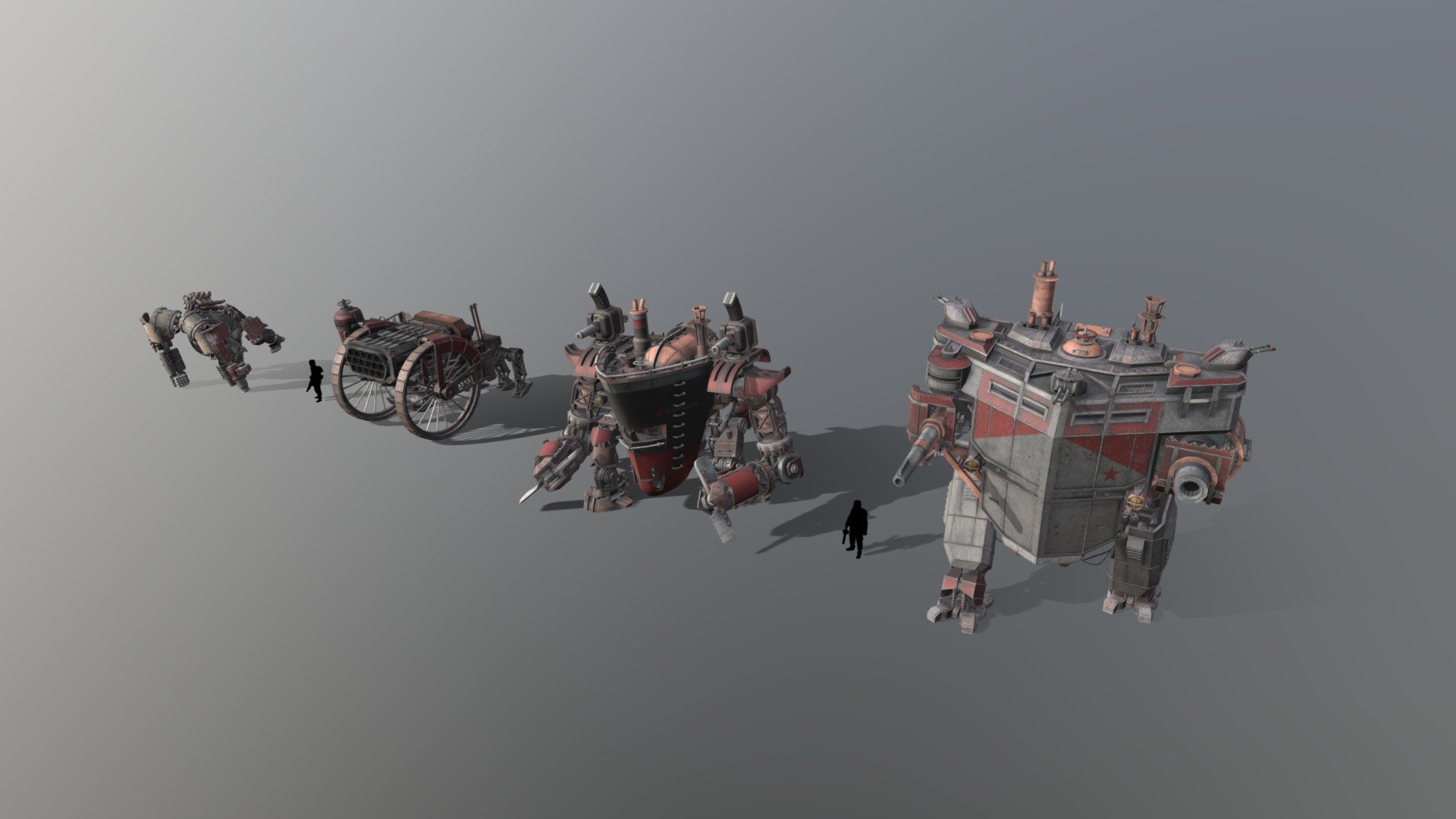 Iron Harvest - Mechs - 3D model by Rahel Brunold (@ovvaya) [8197cf6 ...