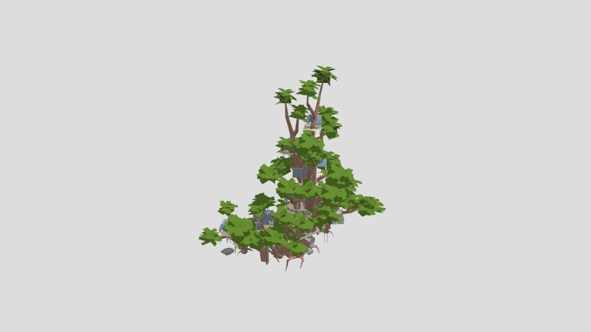 Tree House - 3D model by HungTruongVFX [819bdb3] - Sketchfab