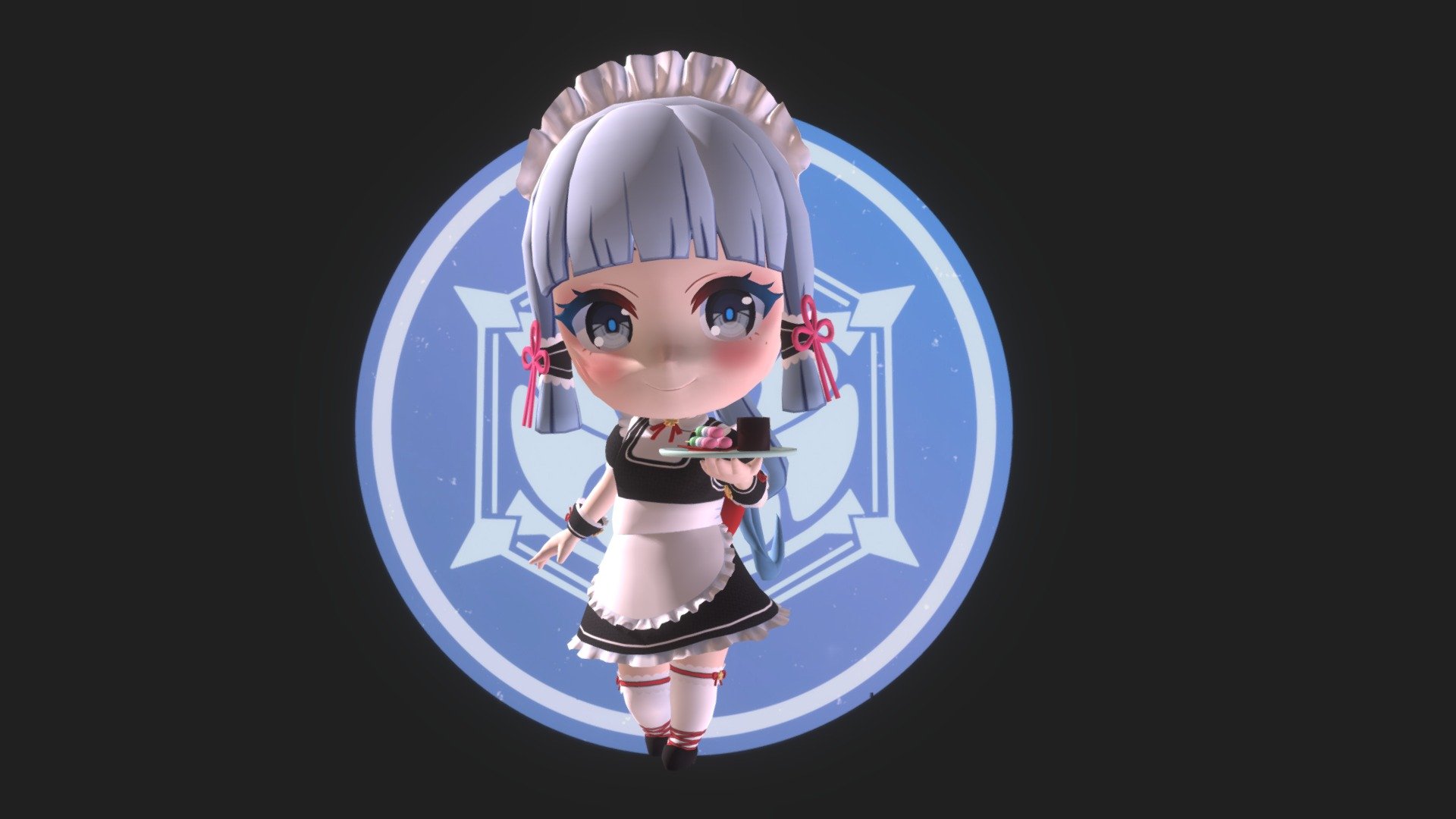 Fanart Maid Ayaka - 3D model by Jinbao (@jinbao_playground) [81a0f4f ...