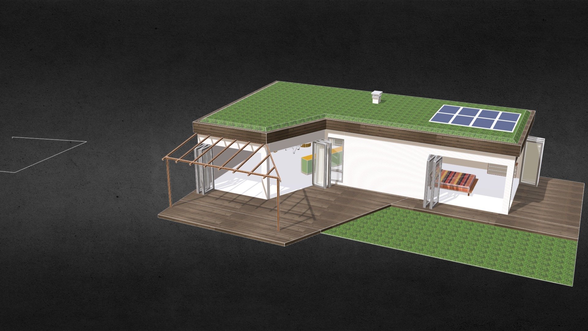 Eco House - Download Free 3D model by rodolphoneri [81a1247] - Sketchfab
