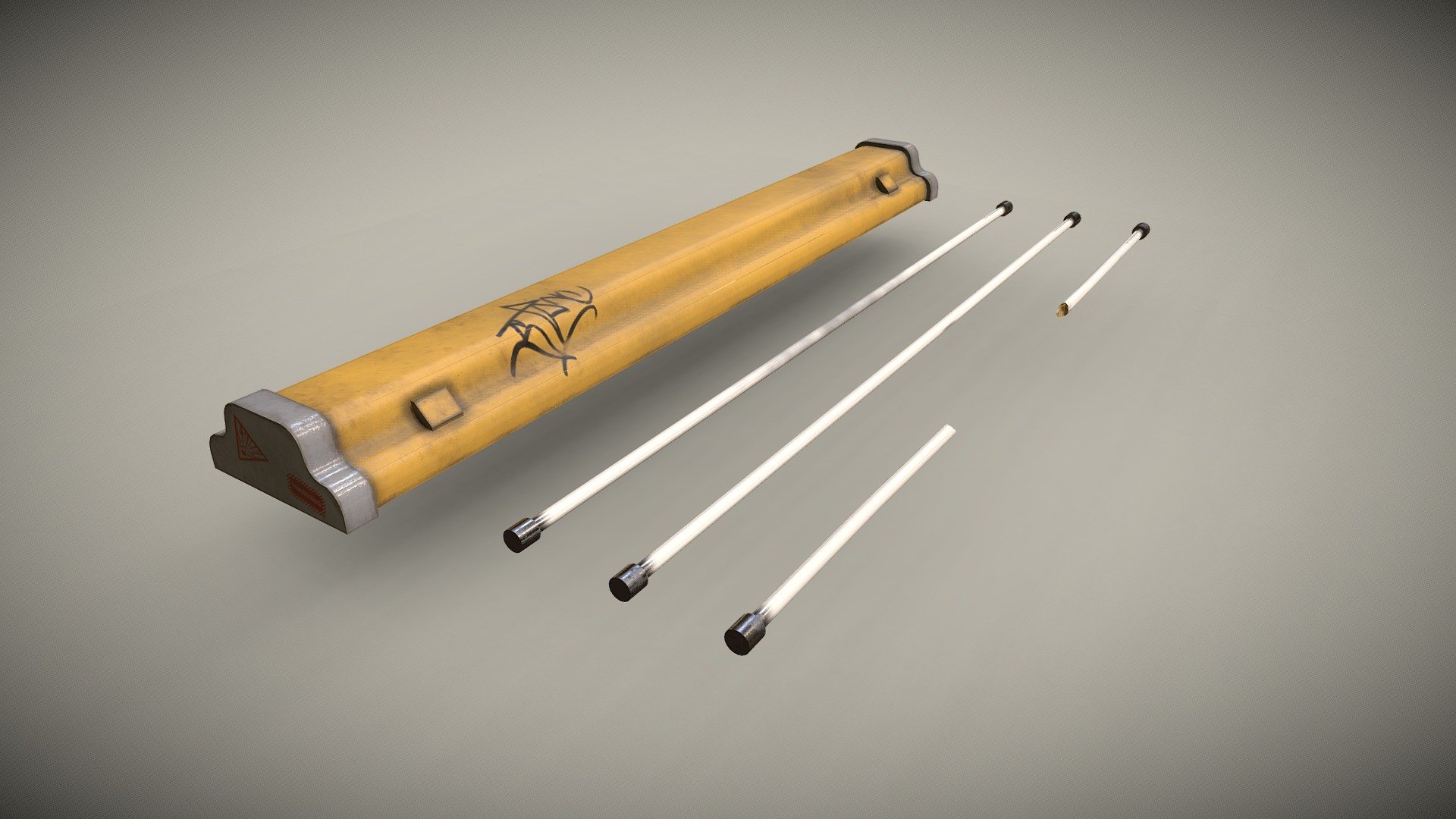 Fluorescent Lamp - Download Free 3D model by exiS7-Gs [81a12f8] - Sketchfab
