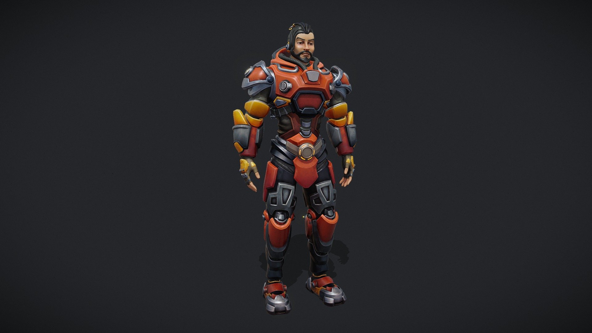 Vermillion - Overwatch Fanart - Download Free 3D model by Jakob_Forseth ...